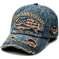 TELOLY 250Th Anniversary Usa Hat Adjustable Embroidered Patriotic Retro ...