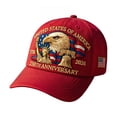 TELOLY 250Th Anniversary Usa Hat Adjustable Printed Bald Eagle Baseball ...
