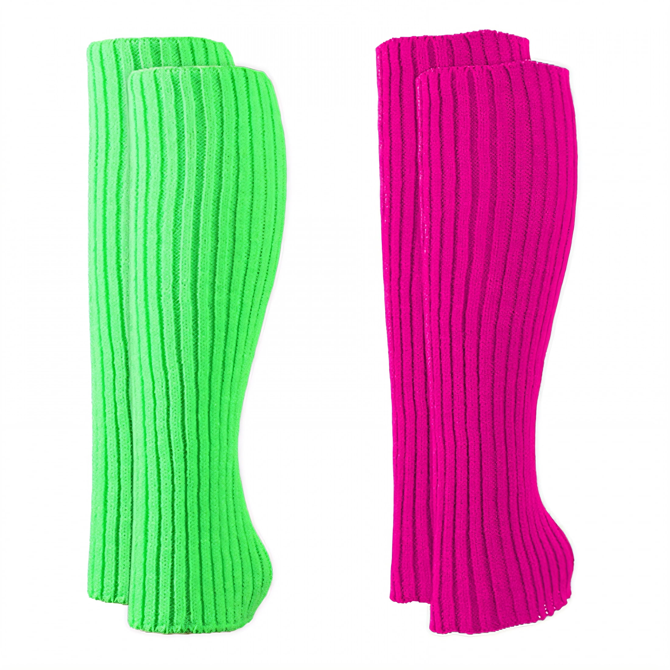 TELOLY 2Pairs Leg Warmers for Women Winter,Bright Neon Colors Leg ...