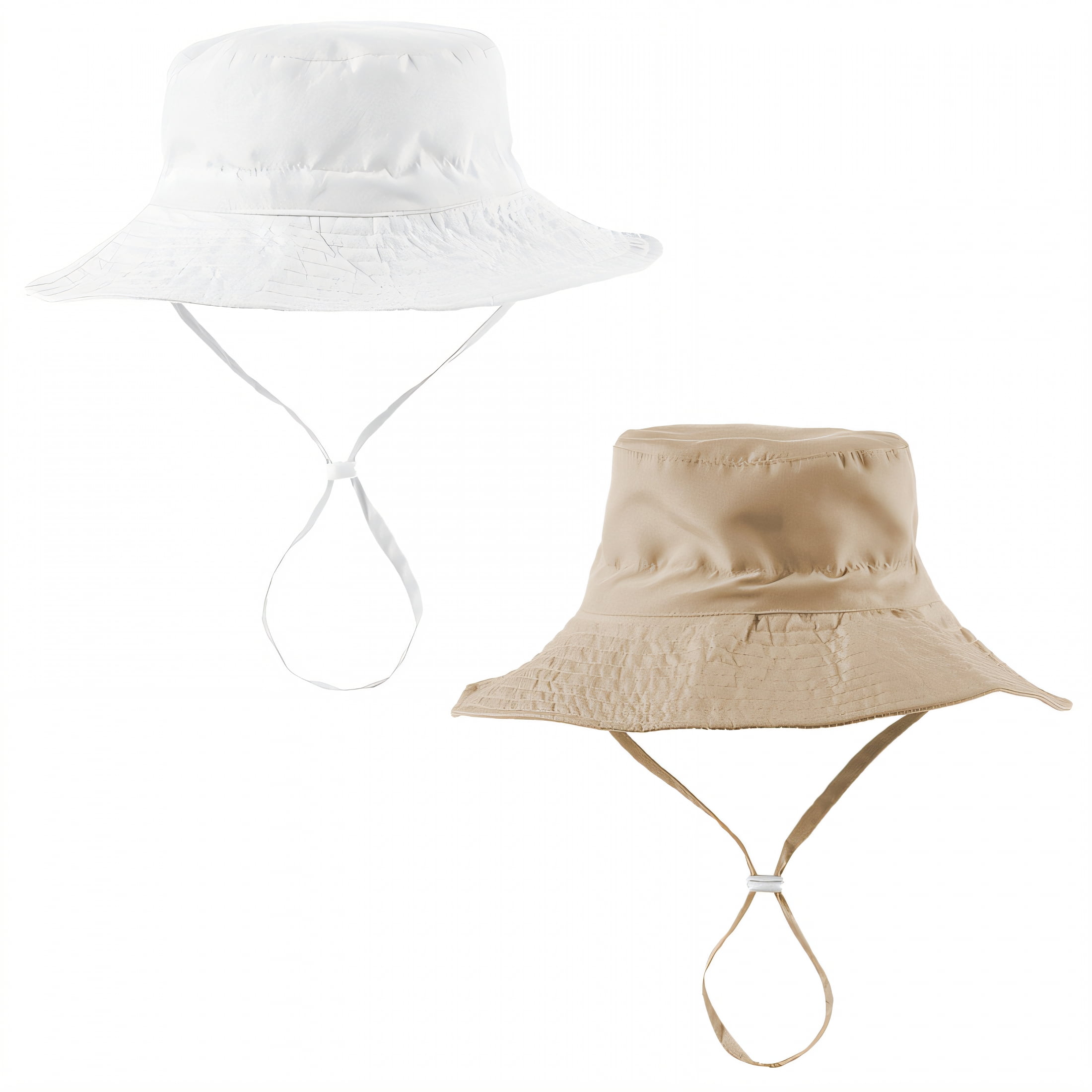 TELOLY 2Pcs Baby Sun Hat,Wide Brim Sunshade Design Baby Hats,Japanese ...