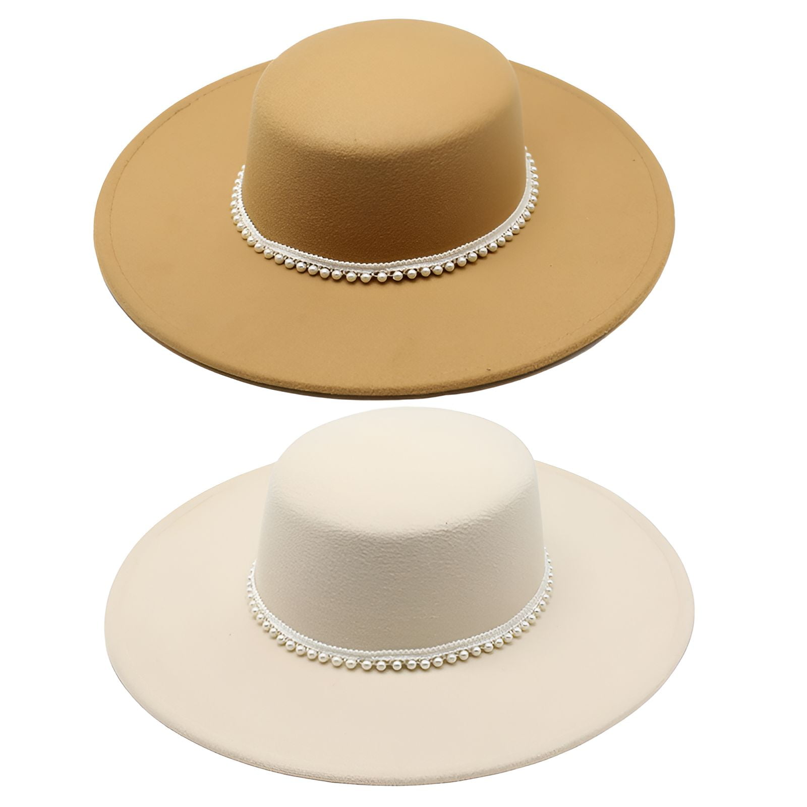 TELOLY 2Pcs Cowboy Hat,Well-Structured Shape Women Hats,Flattering Face ...