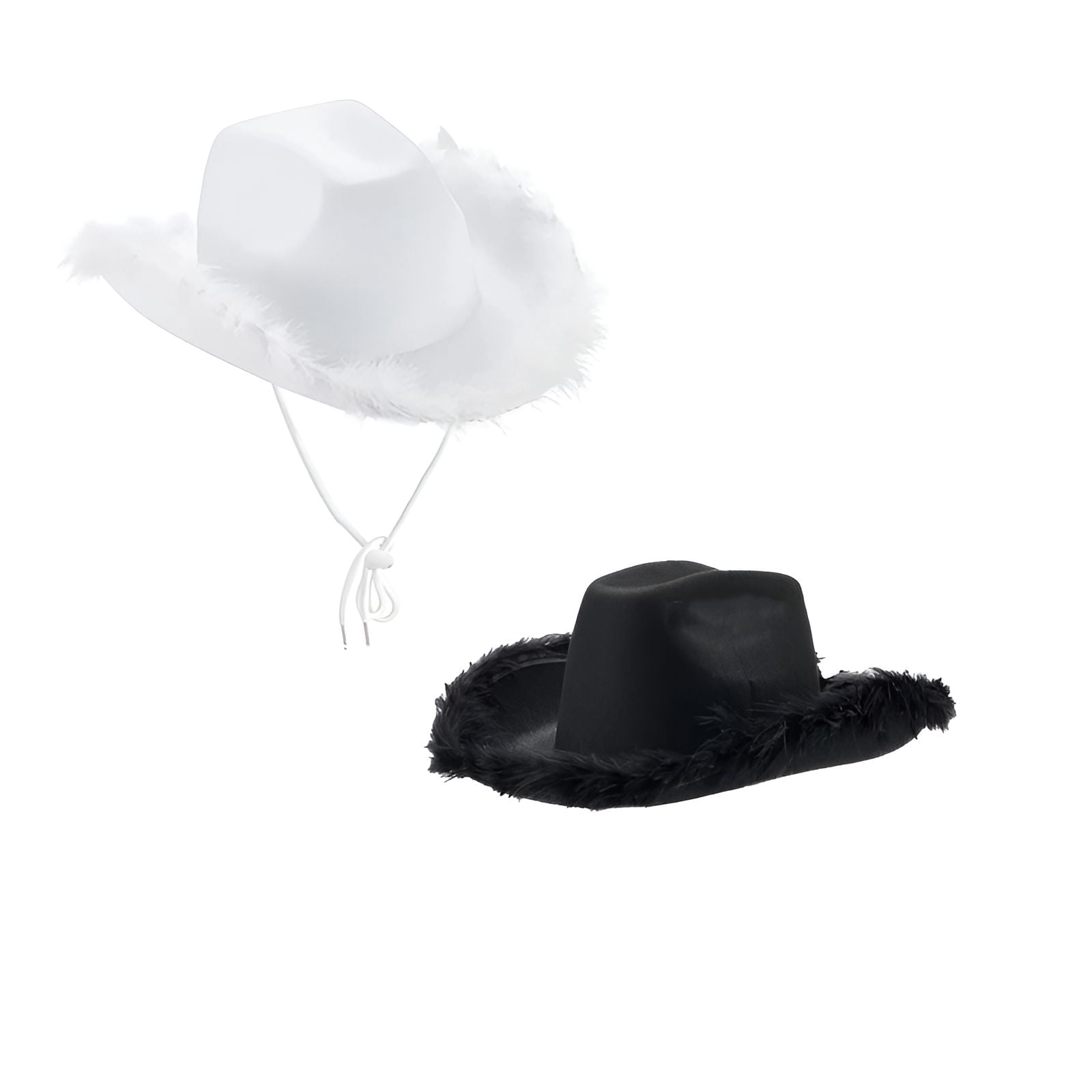 TELOLY 2Pcs Cowgirl Hat,Fashionable Casual Style Hats for Men,Casual ...