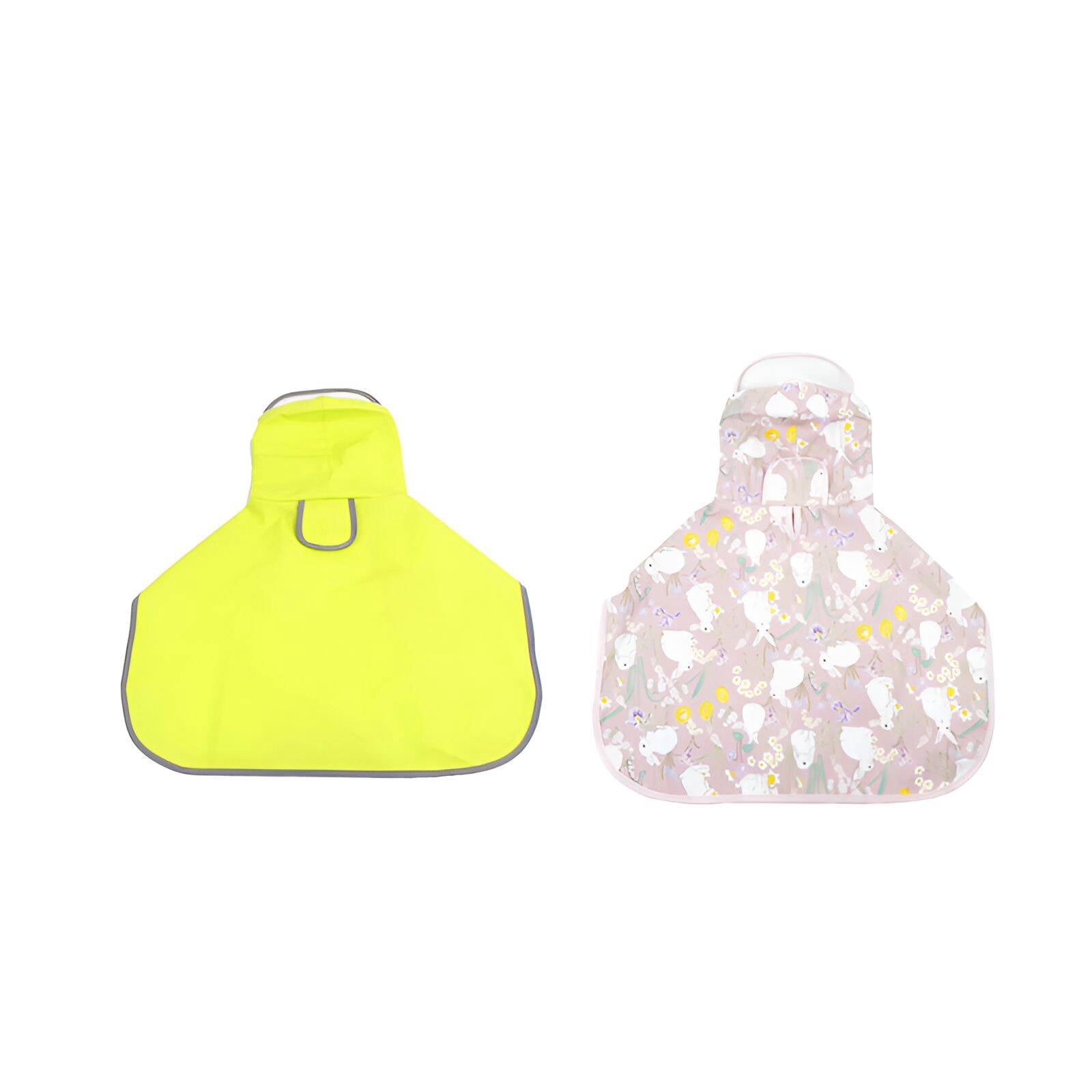 TELOLY 2Pcs Dog Raincoat,Adjustable Neck Strap Dog Jackets,Easy ...