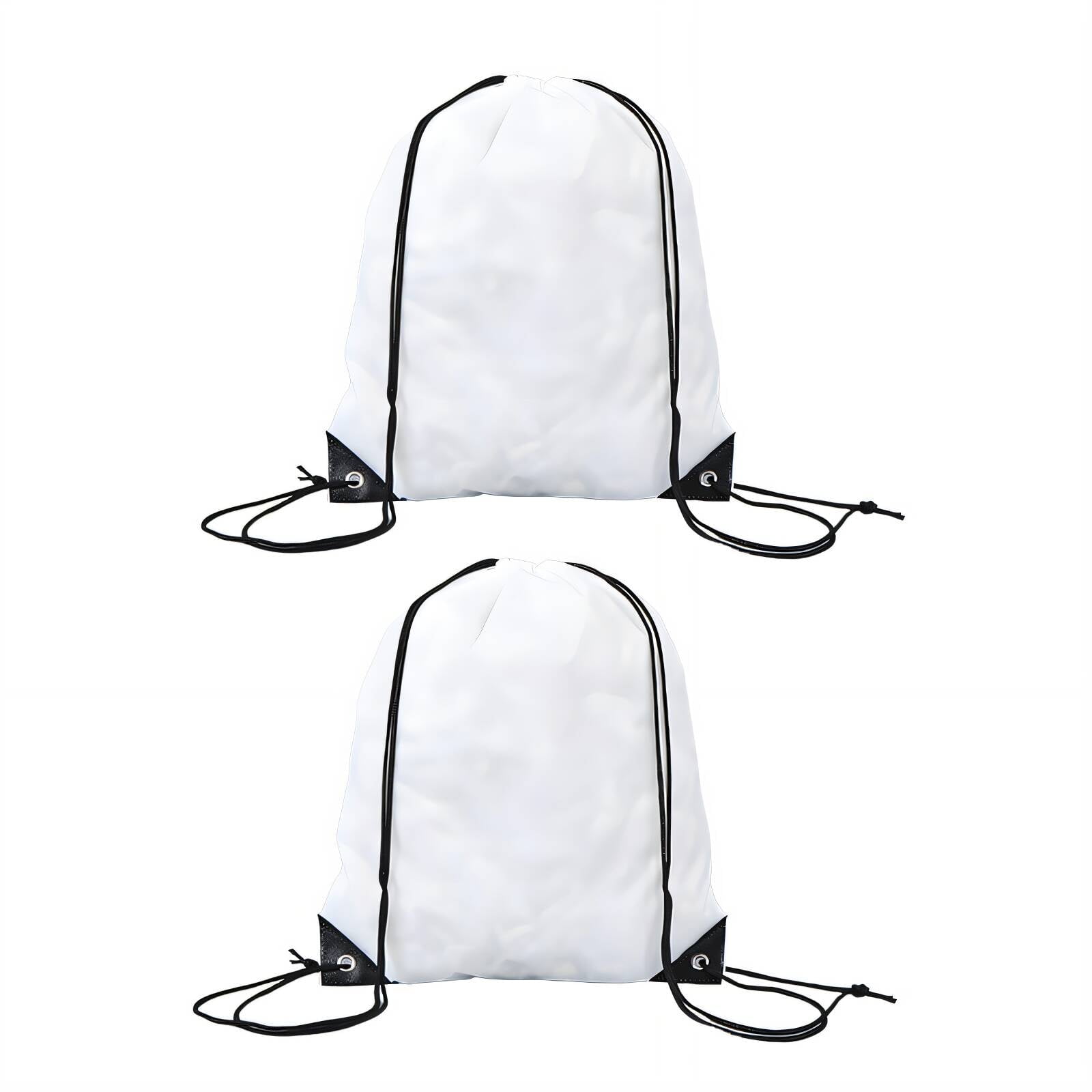 TELOLY 2Pcs Drawstring Backpack Minimal Weight Drawstring Bags Maximum ...