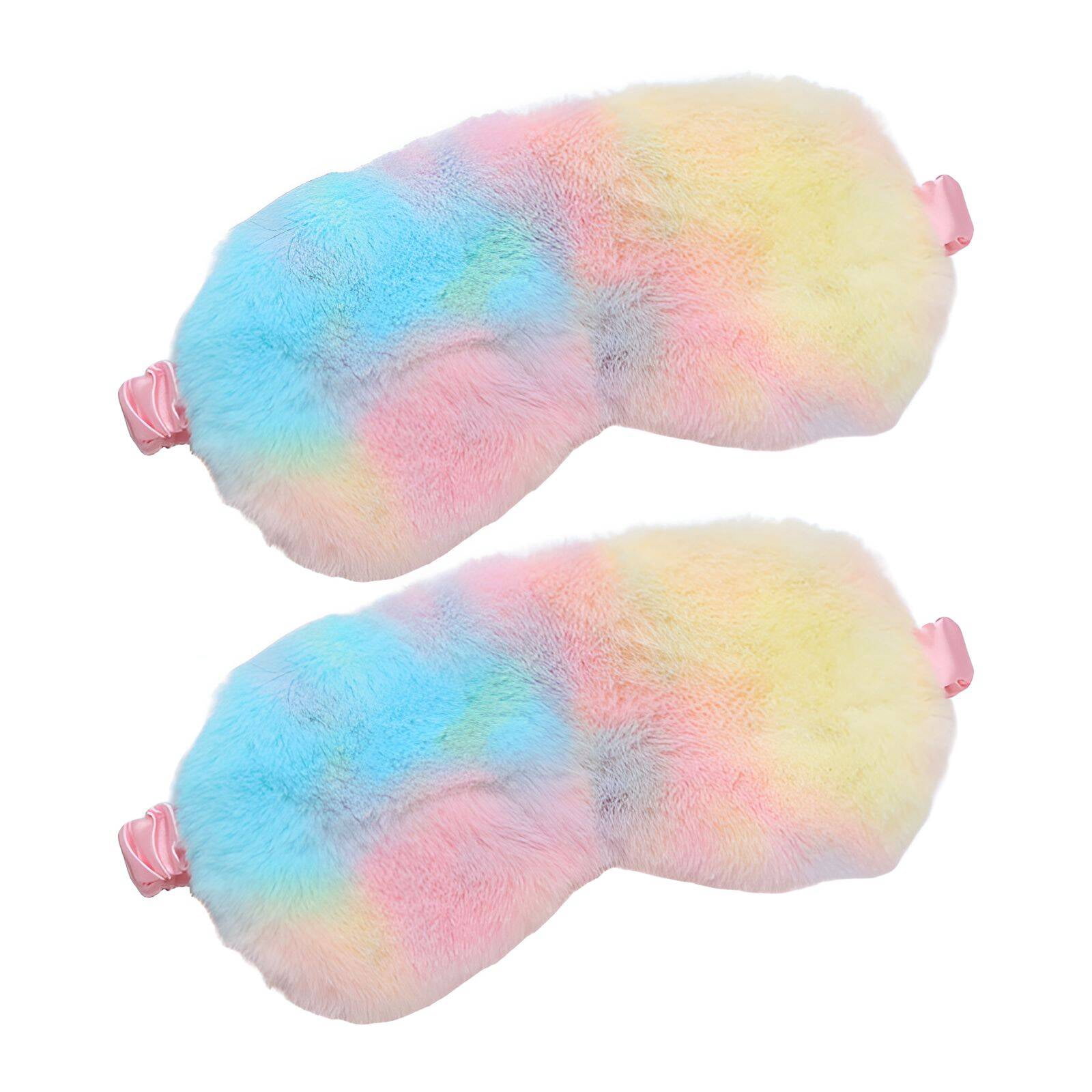 TELOLY 2Pcs Eye Covers for Sleeping,Plush Shape Suits All-Day Wear Eye ...