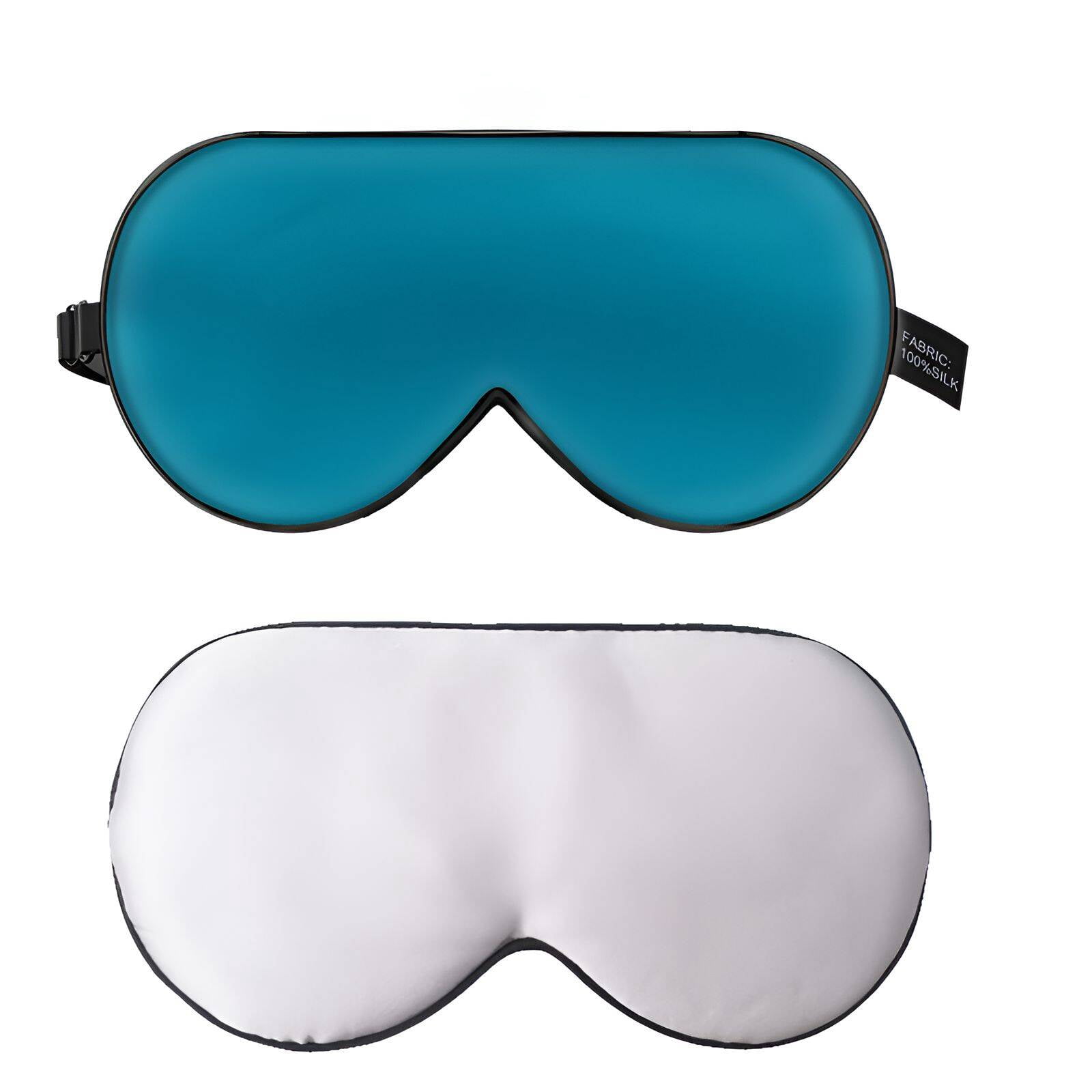 TELOLY 2Pcs Eye Mask,Contoured Cut Prevents Leaks Sleeping Eye Mask ...