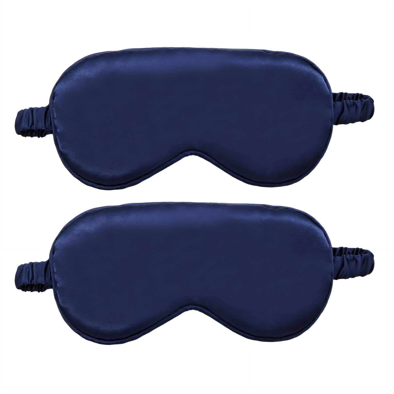 TELOLY 2Pcs Eye Mask,Silky Smooth Texture Sleep Mask,Featherlight and ...