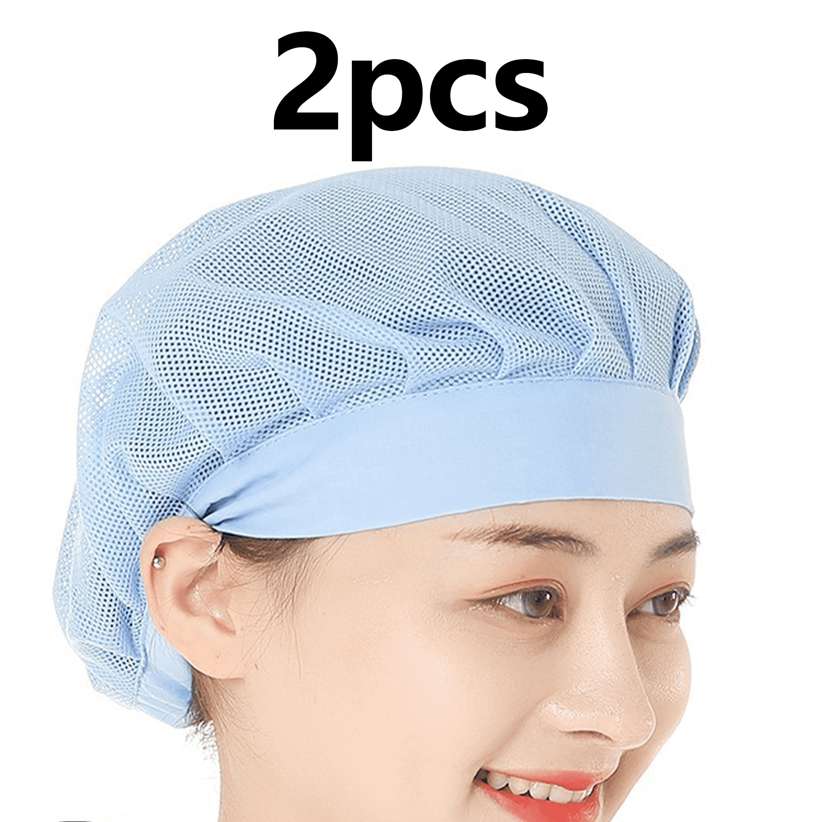 TELOLY 2Pcs Hair Net,Dust Protection Hair Nets,Smoke Prevention Net ...
