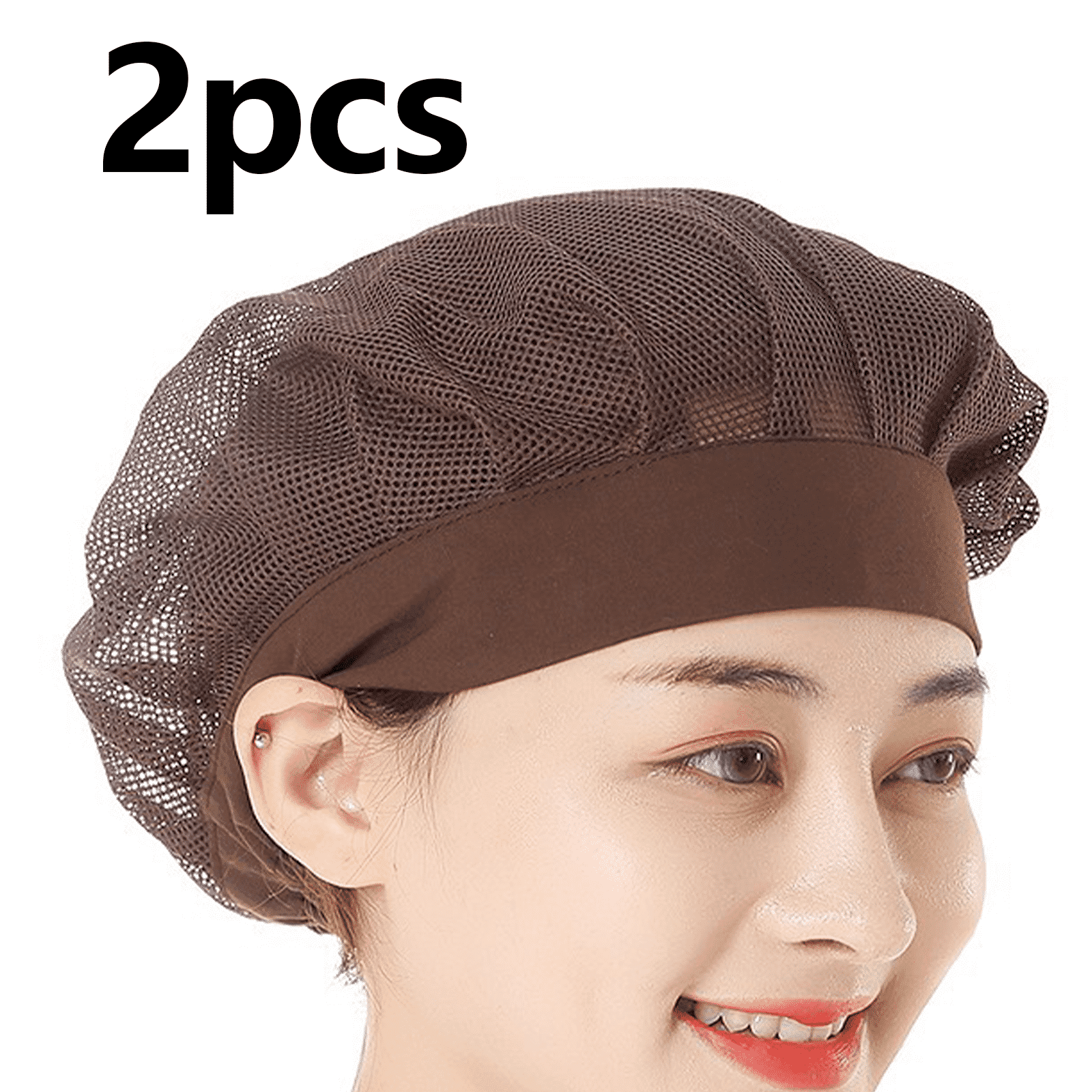 TELOLY 2Pcs Hair Net,Elastic Design Hair Nets,Head Size Net Plopping ...