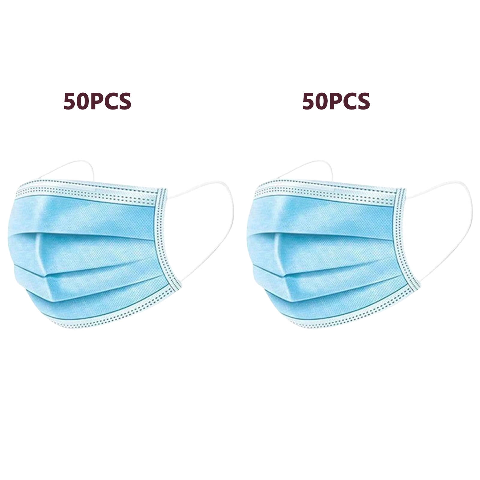 TELOLY 2Pcs Masks Disposable,Safety and Environmentally Friendly Masks ...