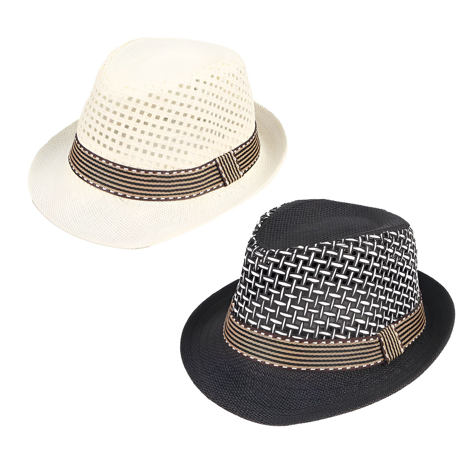 TELOLY 2Pcs Mens Hat,Powerful Sun Protection Cowboy Hats for Women ...