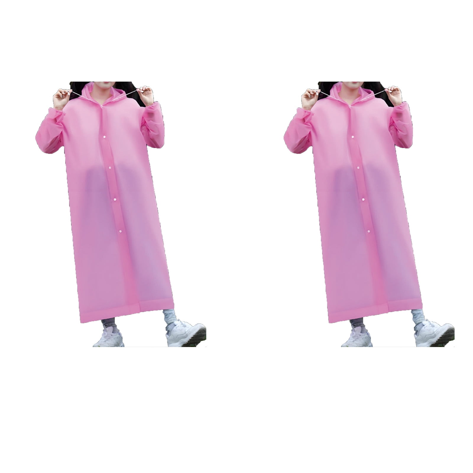 TELOLY 2Pcs Poncho,High-Quality Waterproof EVA Material Flat Ponchos ...