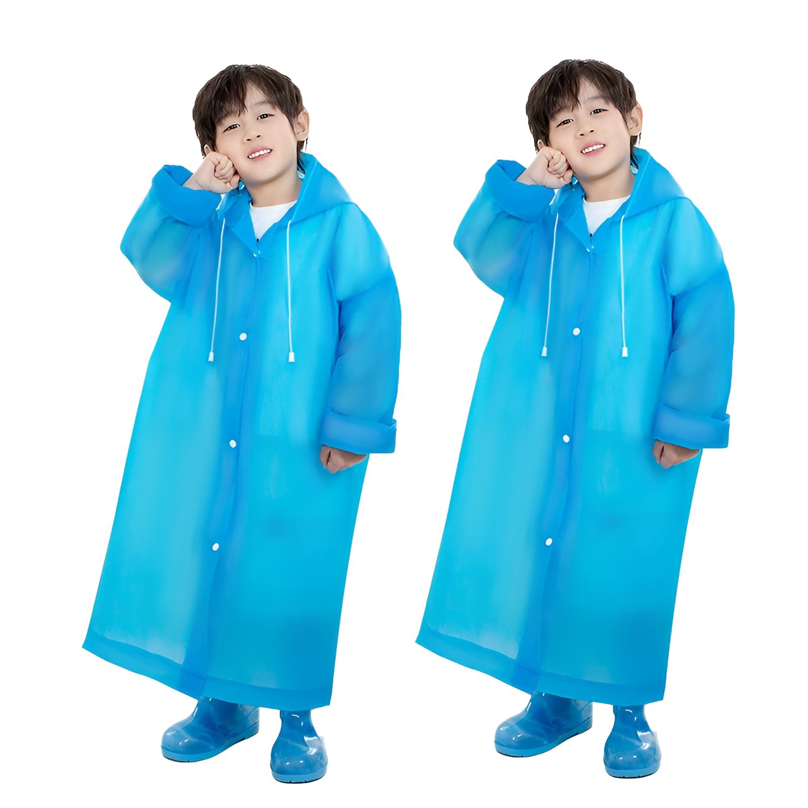 TELOLY 2Pcs Rain Ponchos for Adults,Swift Response to Harsh Weather ...