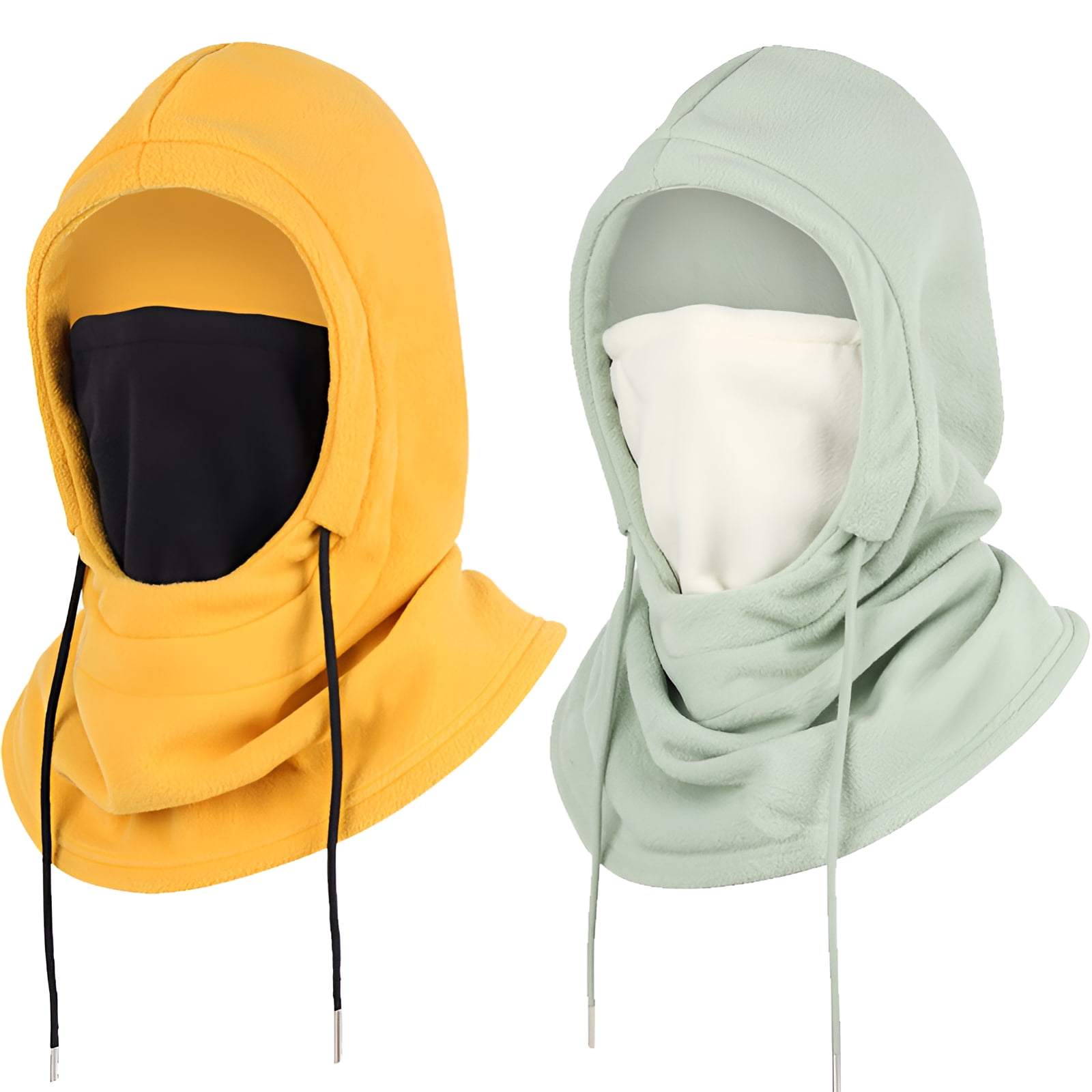 TELOLY 2Pcs Ski Mask Efficient Temperature Control Face Mask for Cold ...