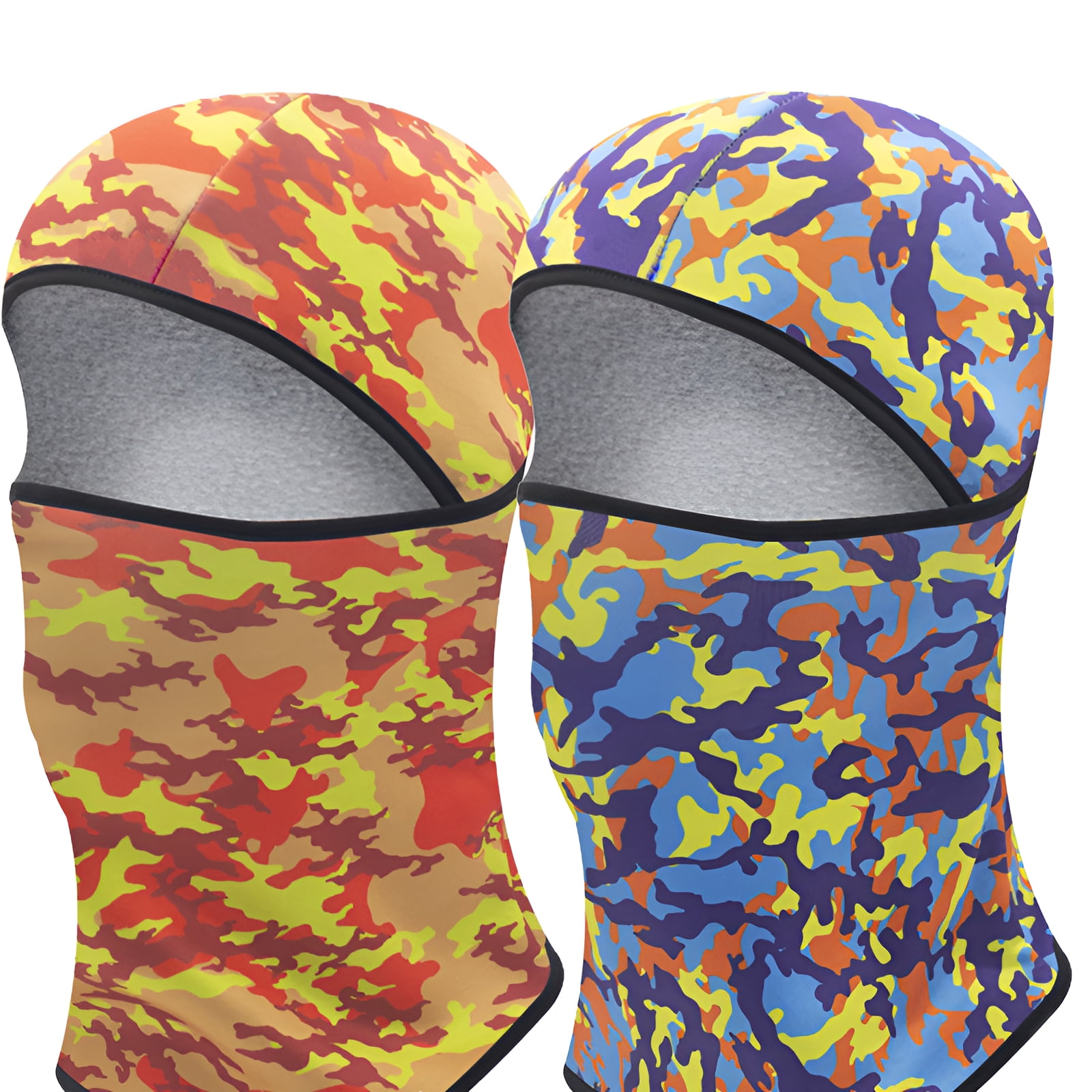 TELOLY 2Pcs Ski Mask User-Friendly Design Winter Face Mask Perfect Fit ...