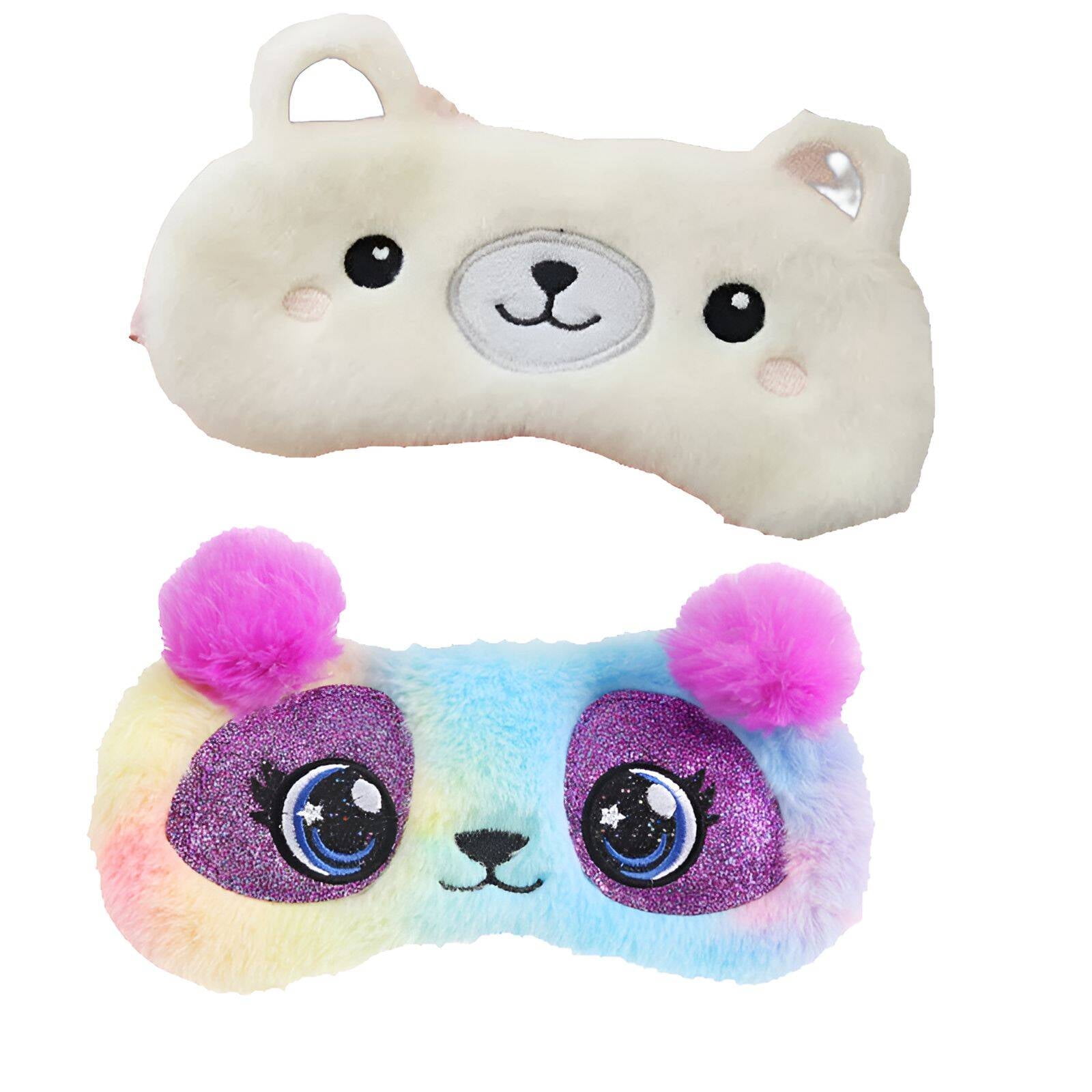 TELOLY 2Pcs Sleep Mask for Kids,7.87*3.94"Sleep Masks,Plush Sleep Mask ...