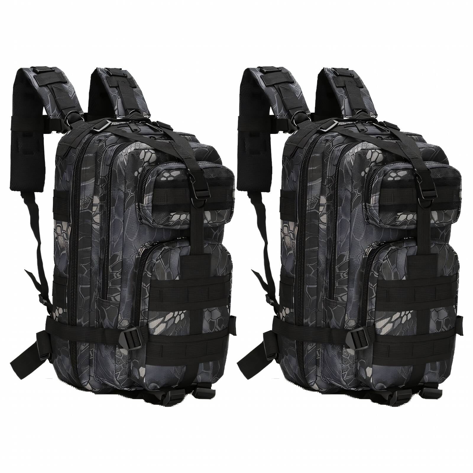 TELOLY 2Pcs Tactical Backpack Elastic Adjustable Straps Hunting ...