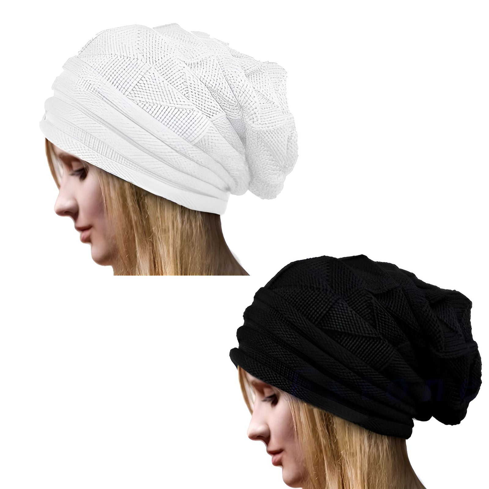 TELOLY 2Pcs Winter Hats for Men,Classic Versatile Style Winter Hats for ...