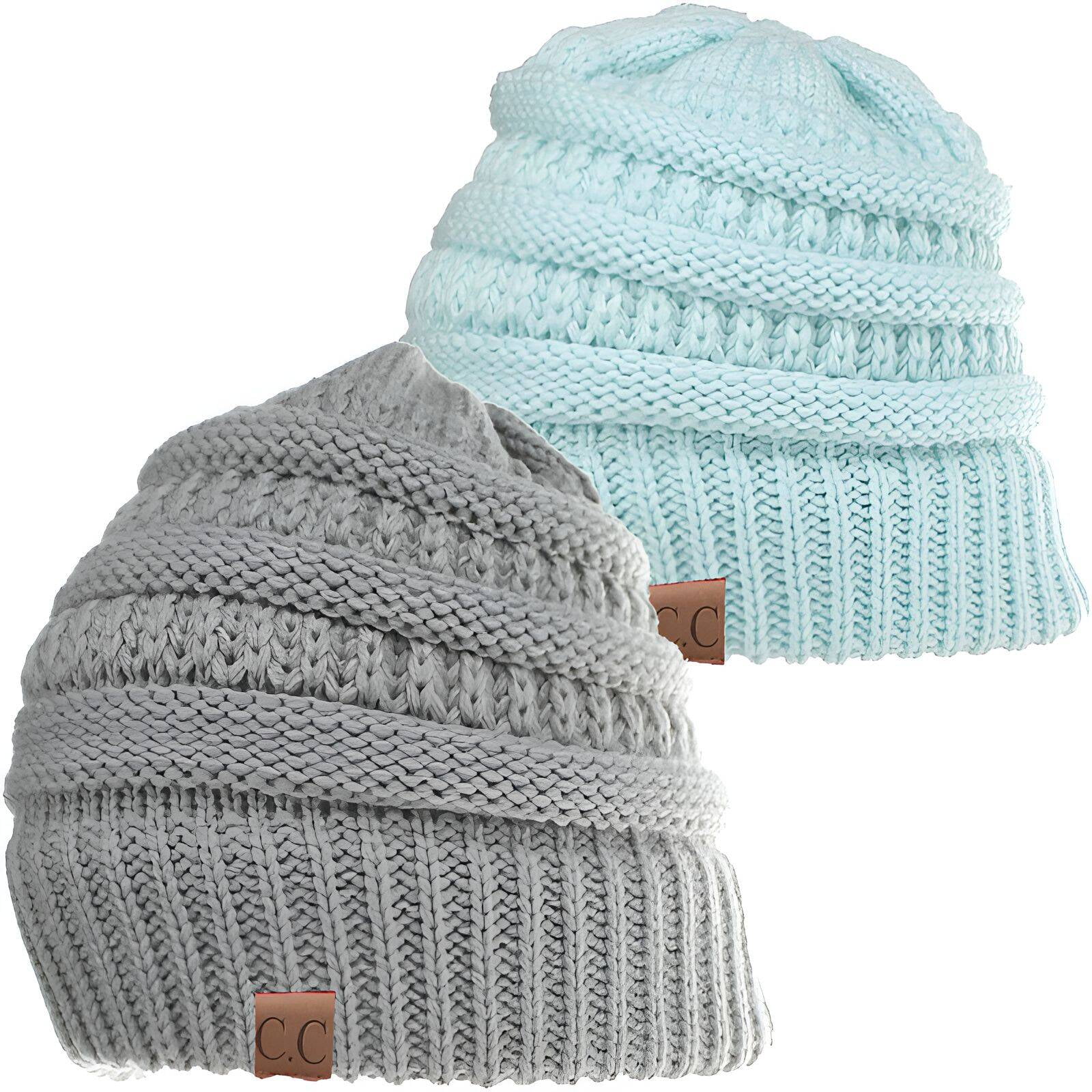 TELOLY 2Pcs Winter Hats for Men,Warm and Protective Beanie for Men ...