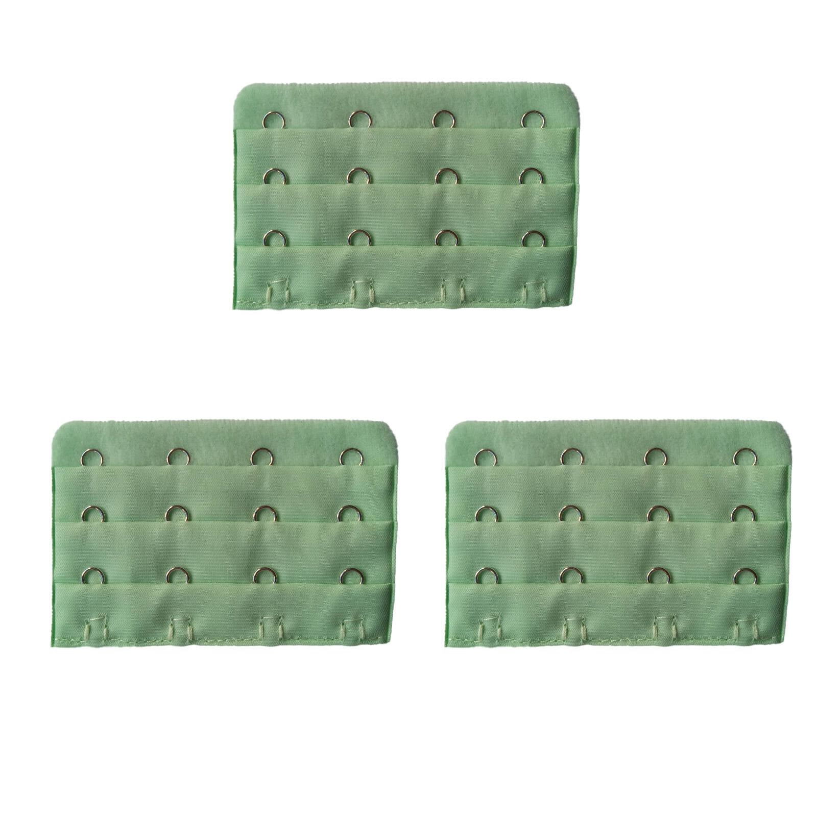 TELOLY 3 Pcs Bra Extender,2" Three-Row and Four-Fasteners Bra Back ...