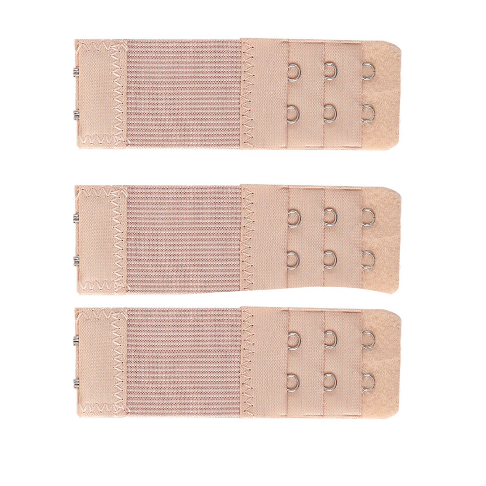 TELOLY 3 Pcs Bra Extender,3.8" Three-Row and Two-Fasteners Bra Strap ...