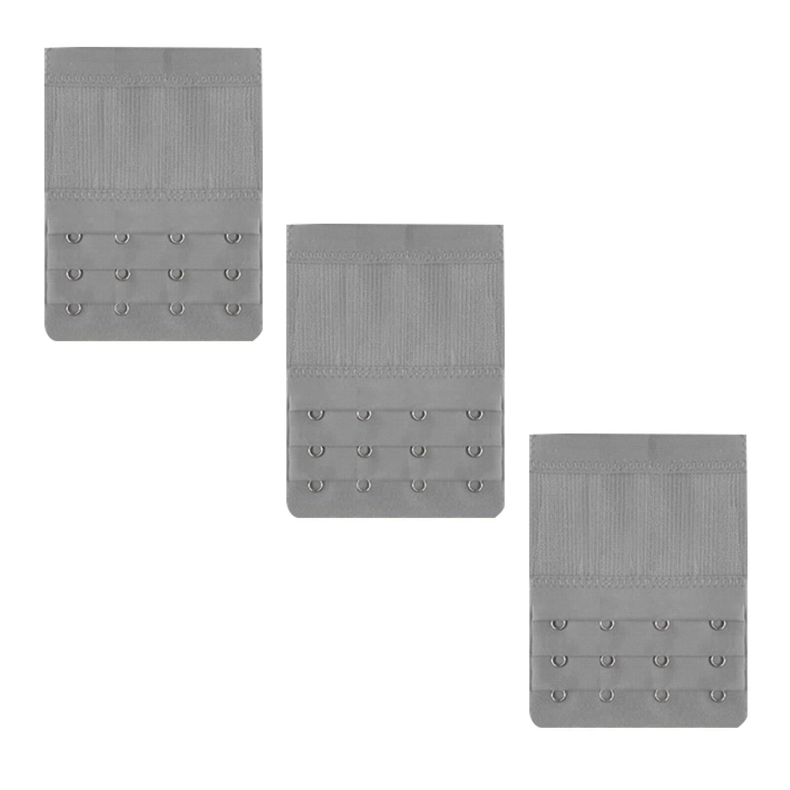 TELOLY 3 Pcs Bra Extender,3.8" Four Rows and Three Fasteners Bra Back ...
