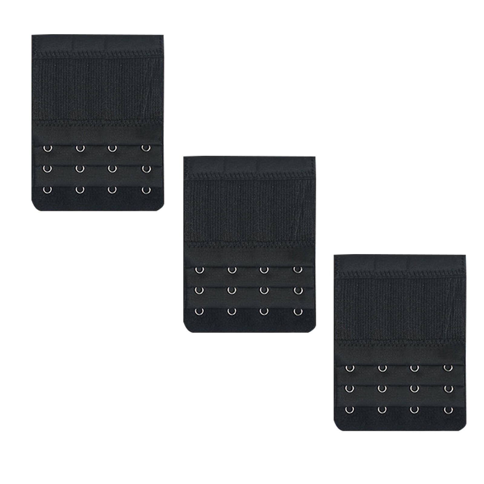 TELOLY 3 Pcs Bra Extender,3.8" Four Rows and Three Fasteners Bra Back ...