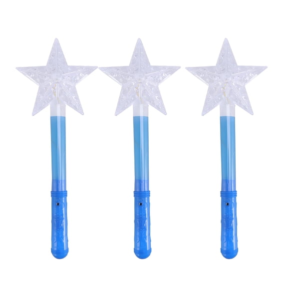 TELOLY 3 Pcs Children's Light Up Star Wand Glow Wand for Kids (Star ...
