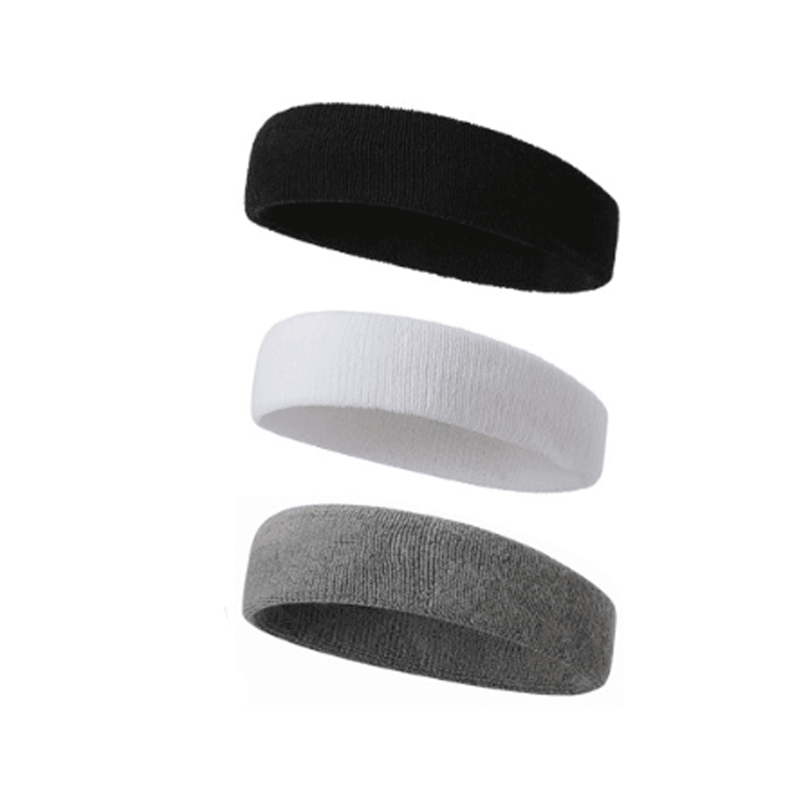 TELOLY 3 Pieces Sweatbands for Women, Unisex Sports Sweat Band ...
