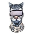TELOLY 3D Cat Ski Balaclava Face Mask with Ears, Cat Ski Mask with Ears ...