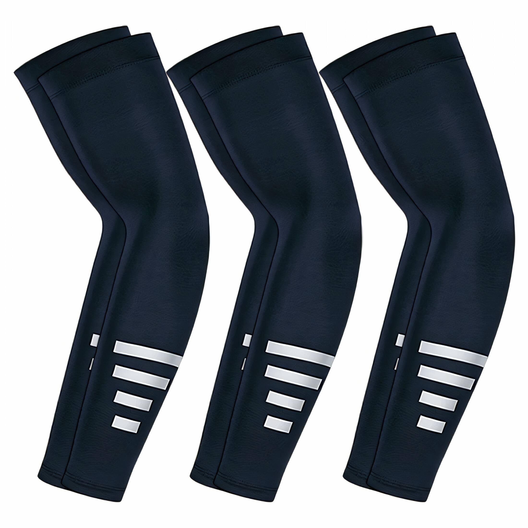 TELOLY 3Pairs Arm Sleeves,Full Arm Coverage UPF50+ Polyester Arm ...