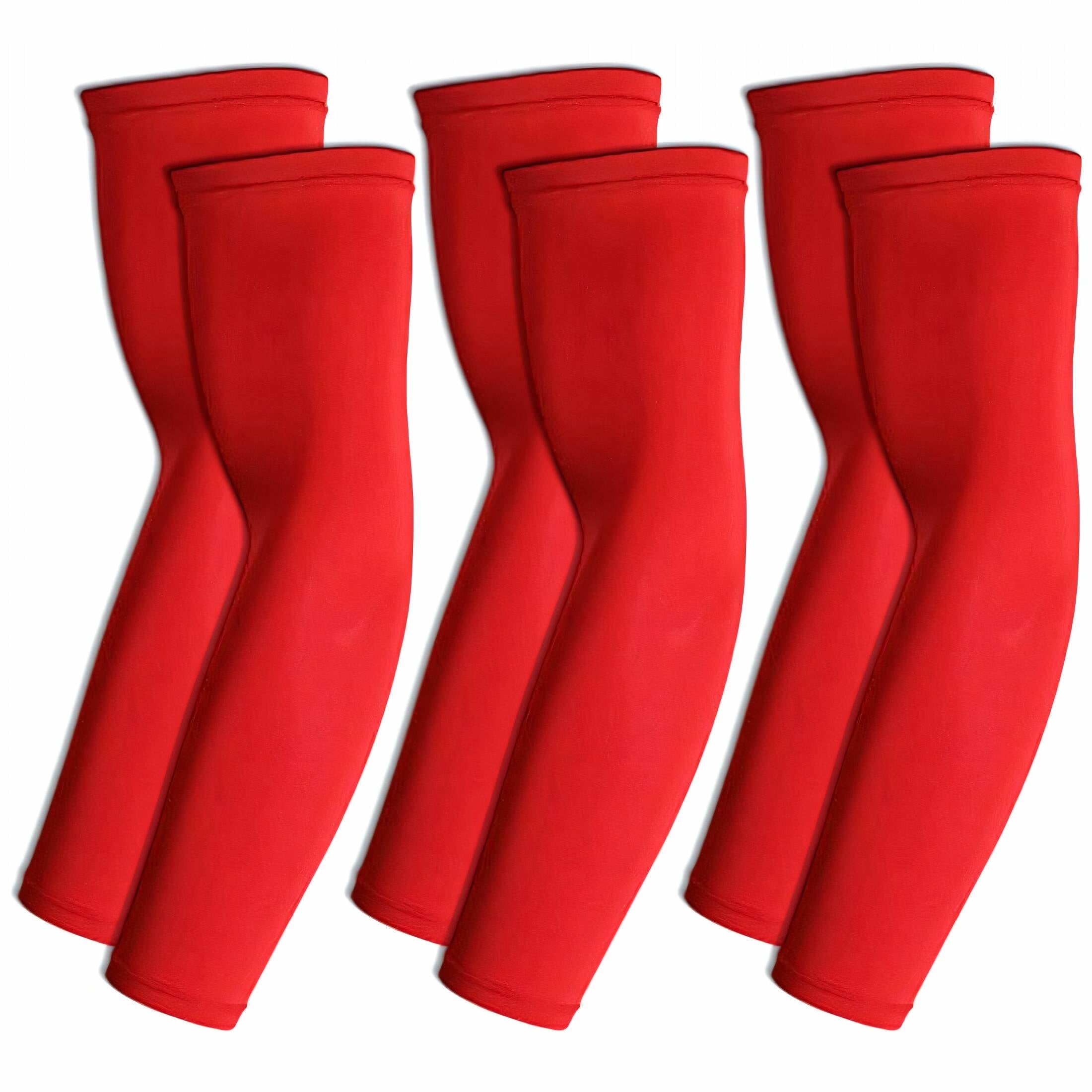 TELOLY 3Pairs Arm Sleeves,Thin Breathable UPF50+ Nylon Mangas Para El ...