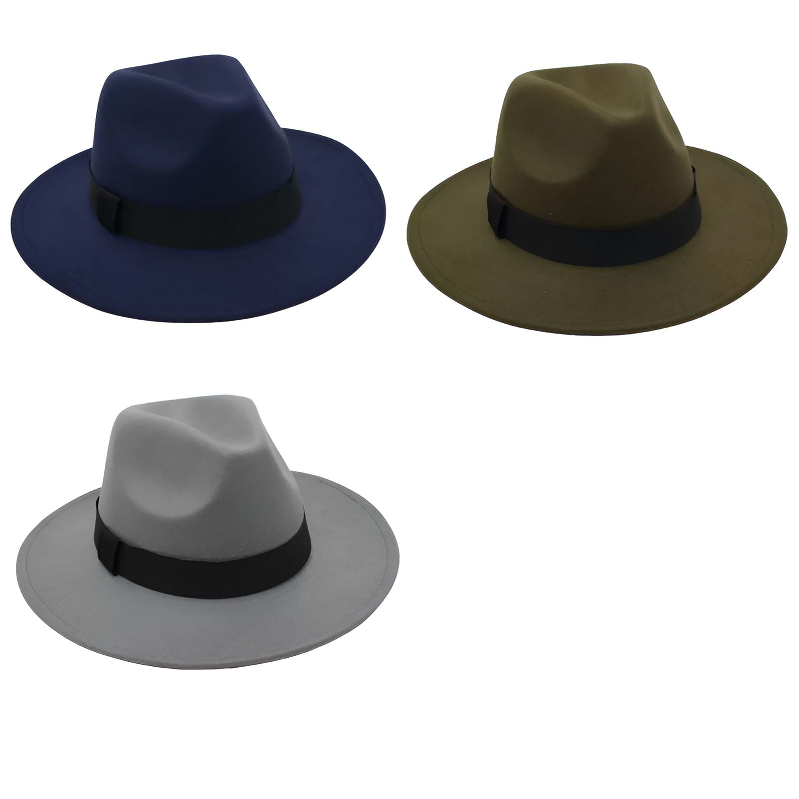 TELOLY 3Pcs Cowgirl Hat,Unique Handmade Dye Hats for Men,Vintage Trendy ...