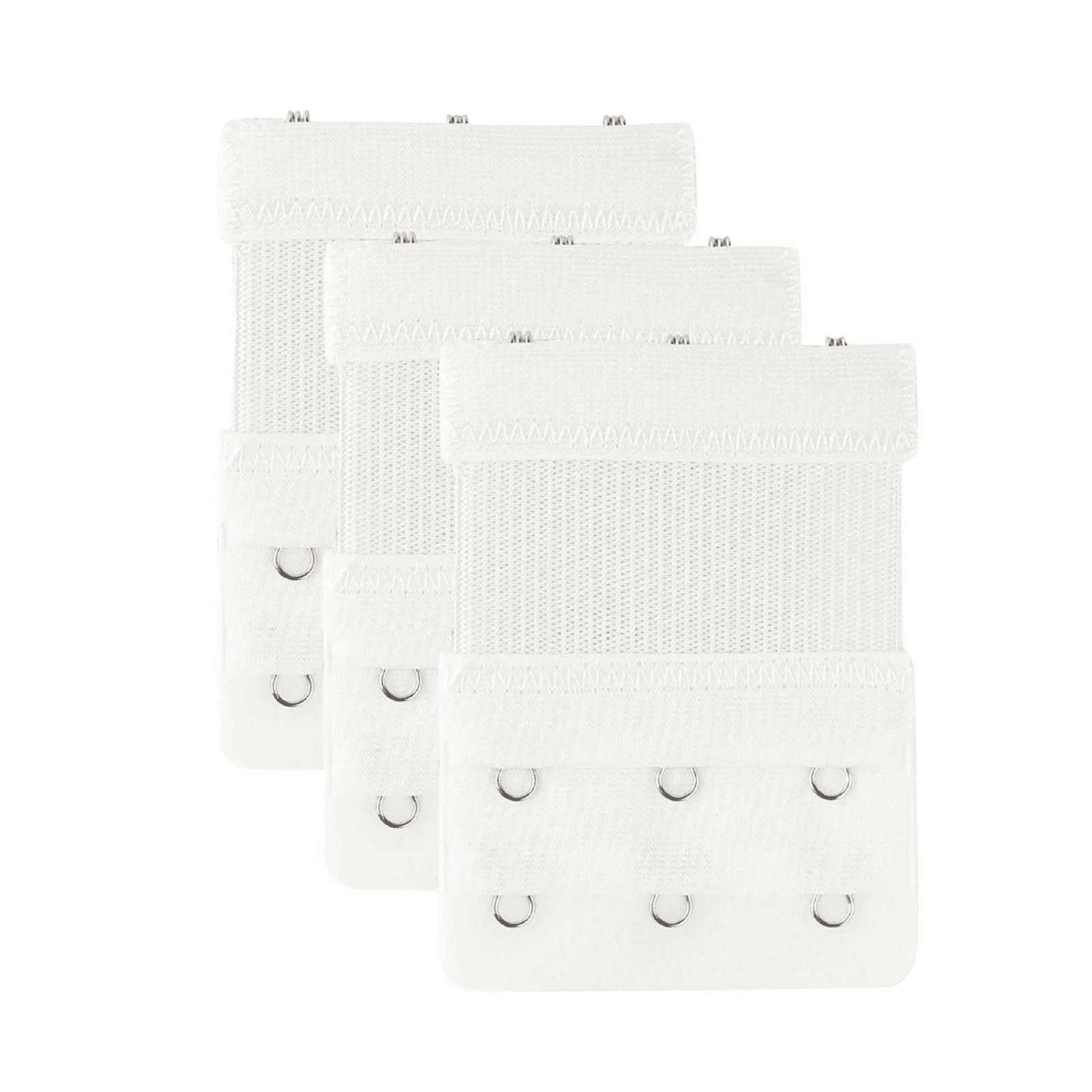TELOLY 3Pcs Elastic Bra Extender,2 Rows 3 Hooks Adjustable Bra ...