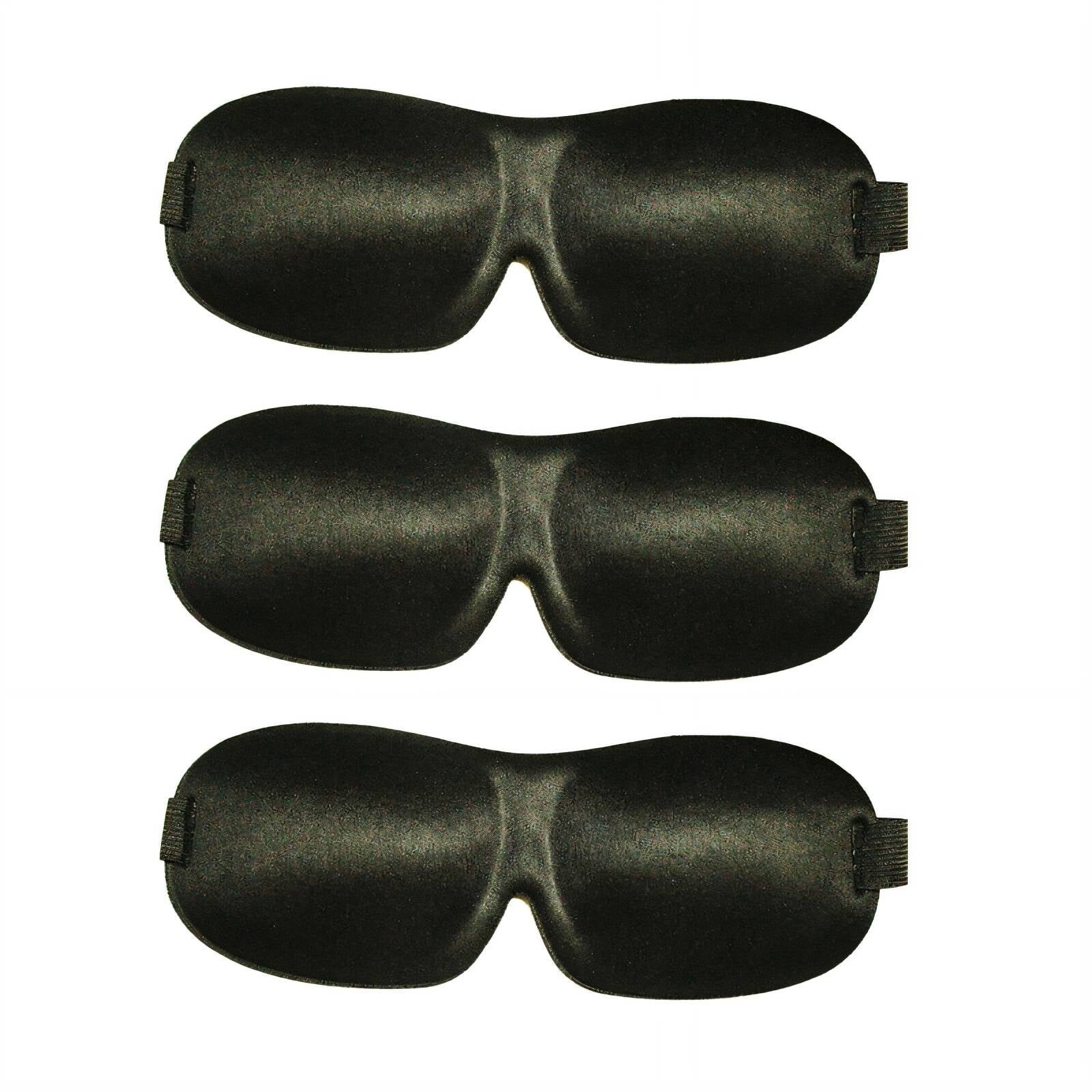 TELOLY 3Pcs Eye Mask,Effective Light Blocking Blindfold,Soft and Skin ...