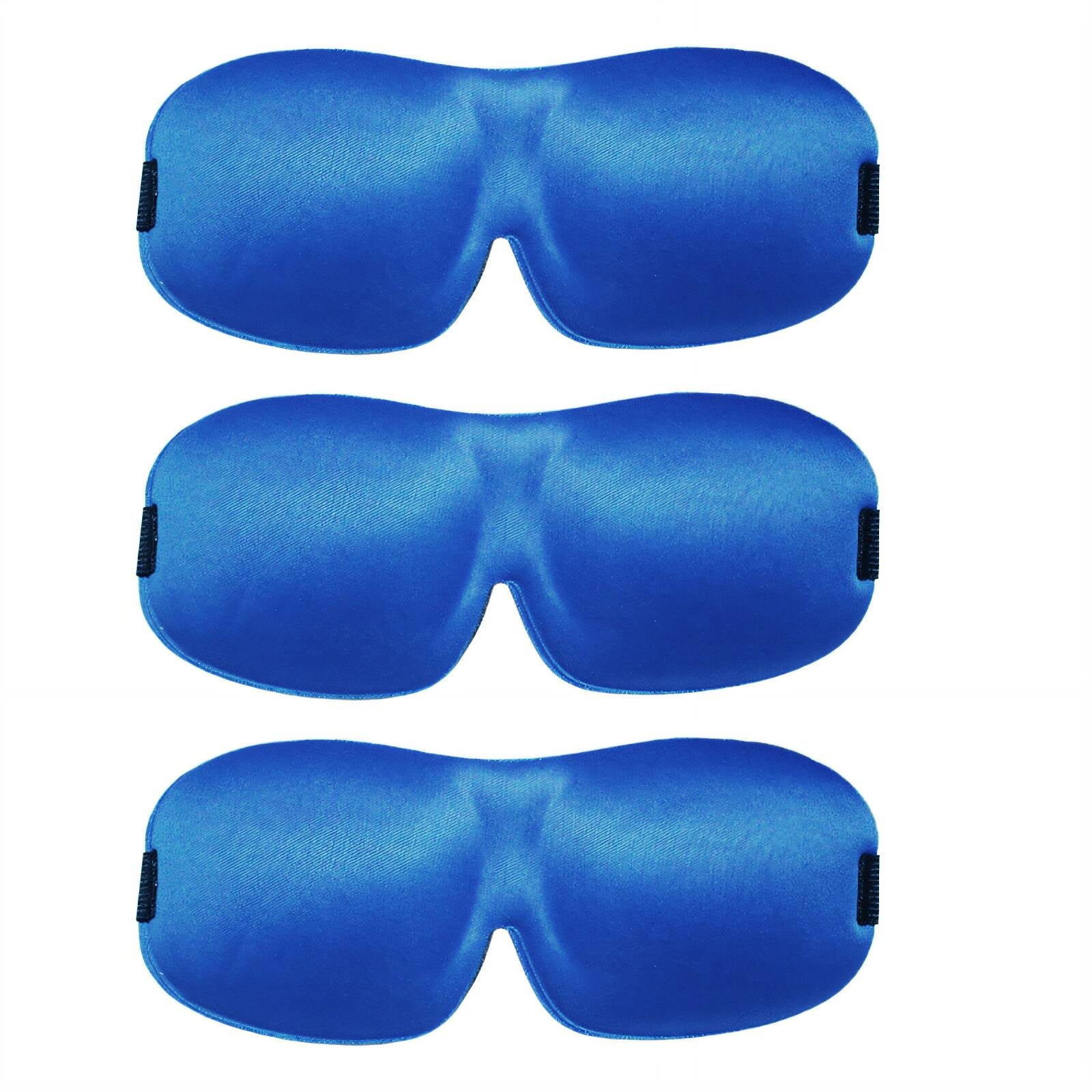 TELOLY 3Pcs Eye Mask,Effective Light Blocking Blindfold,Soft and Skin ...