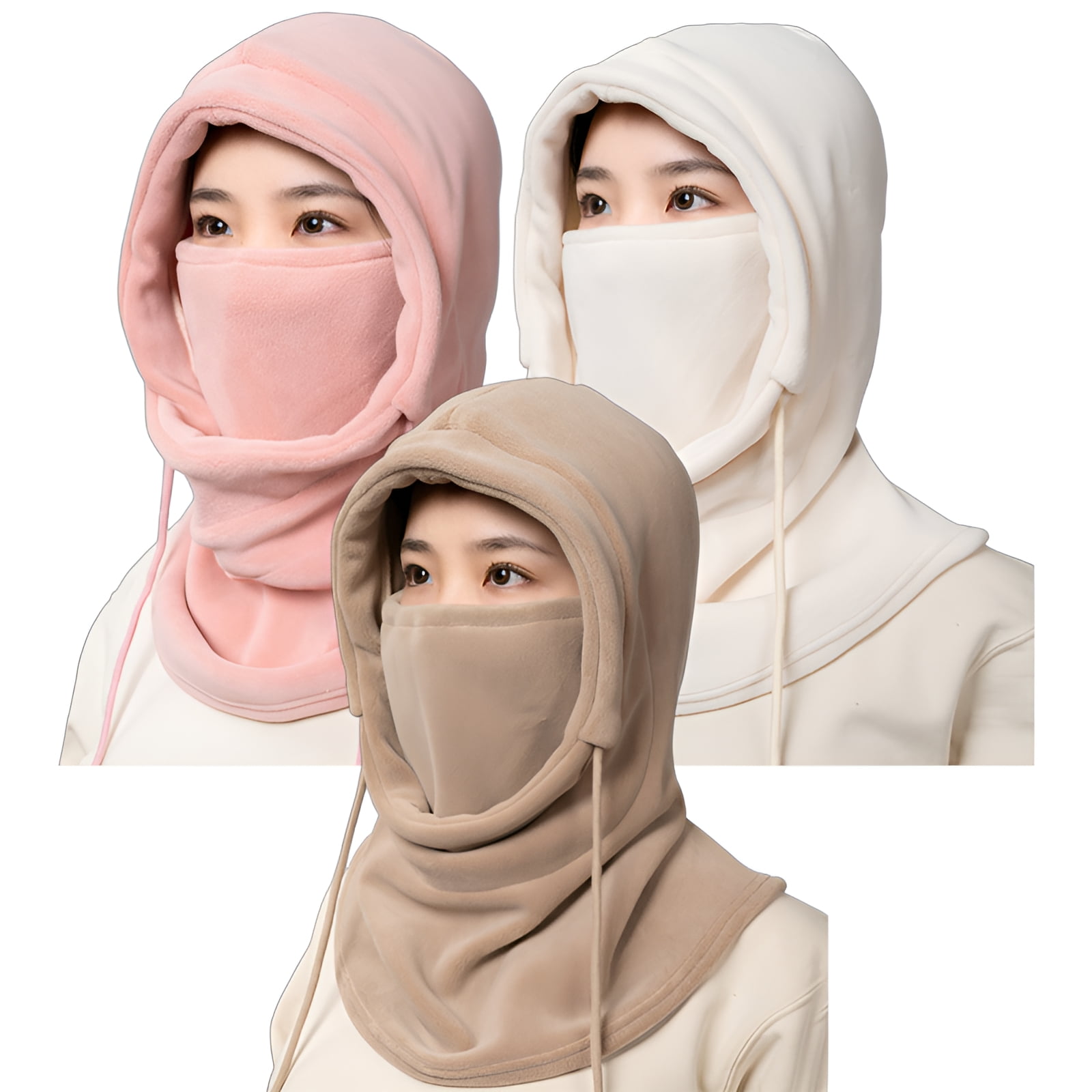 TELOLY 3Pcs Ski Mask Cold & Warm Protection Face Mask for Cold Weather ...