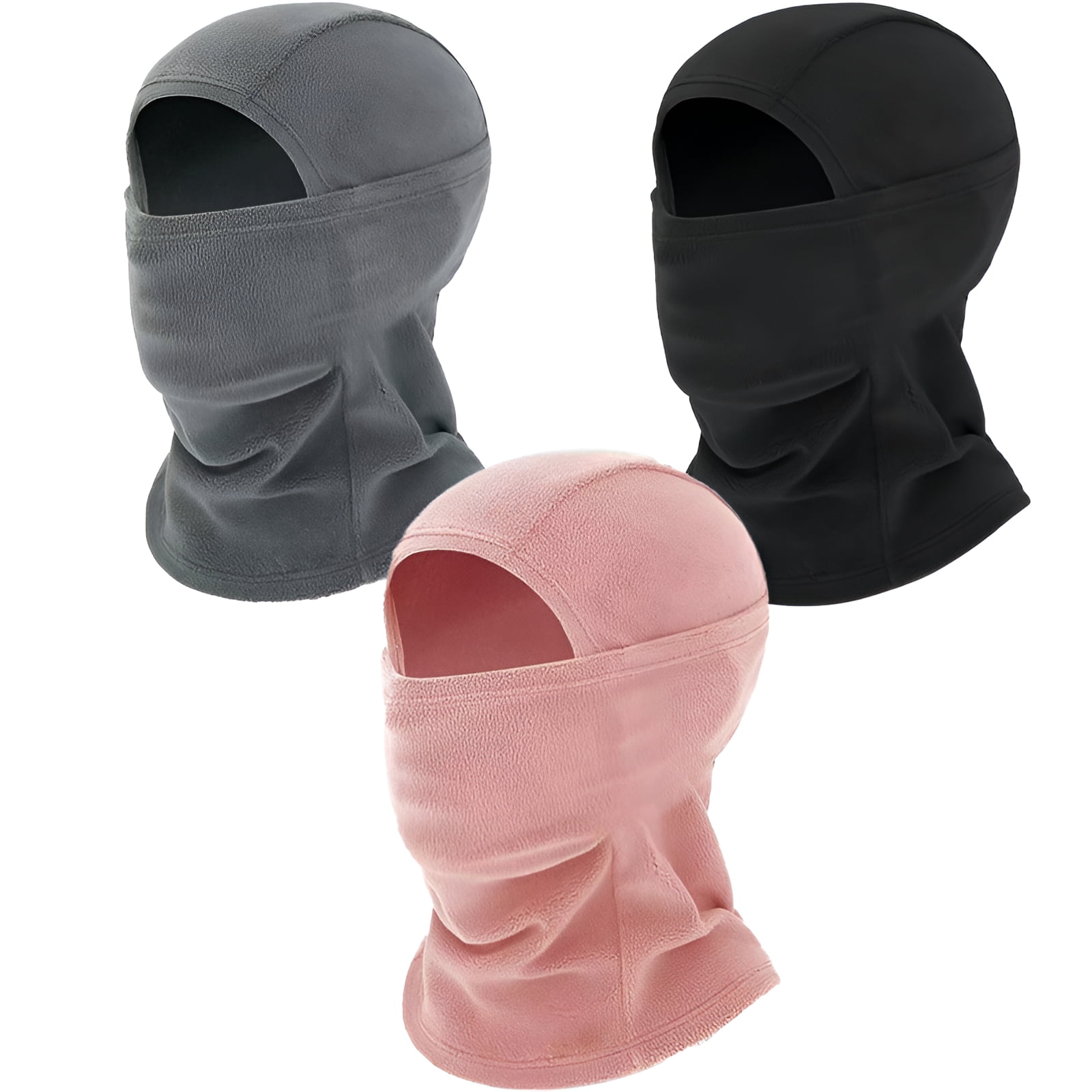 TELOLY 3Pcs Ski Mask Cold Wind Block Winter Face Mask Efficient ...