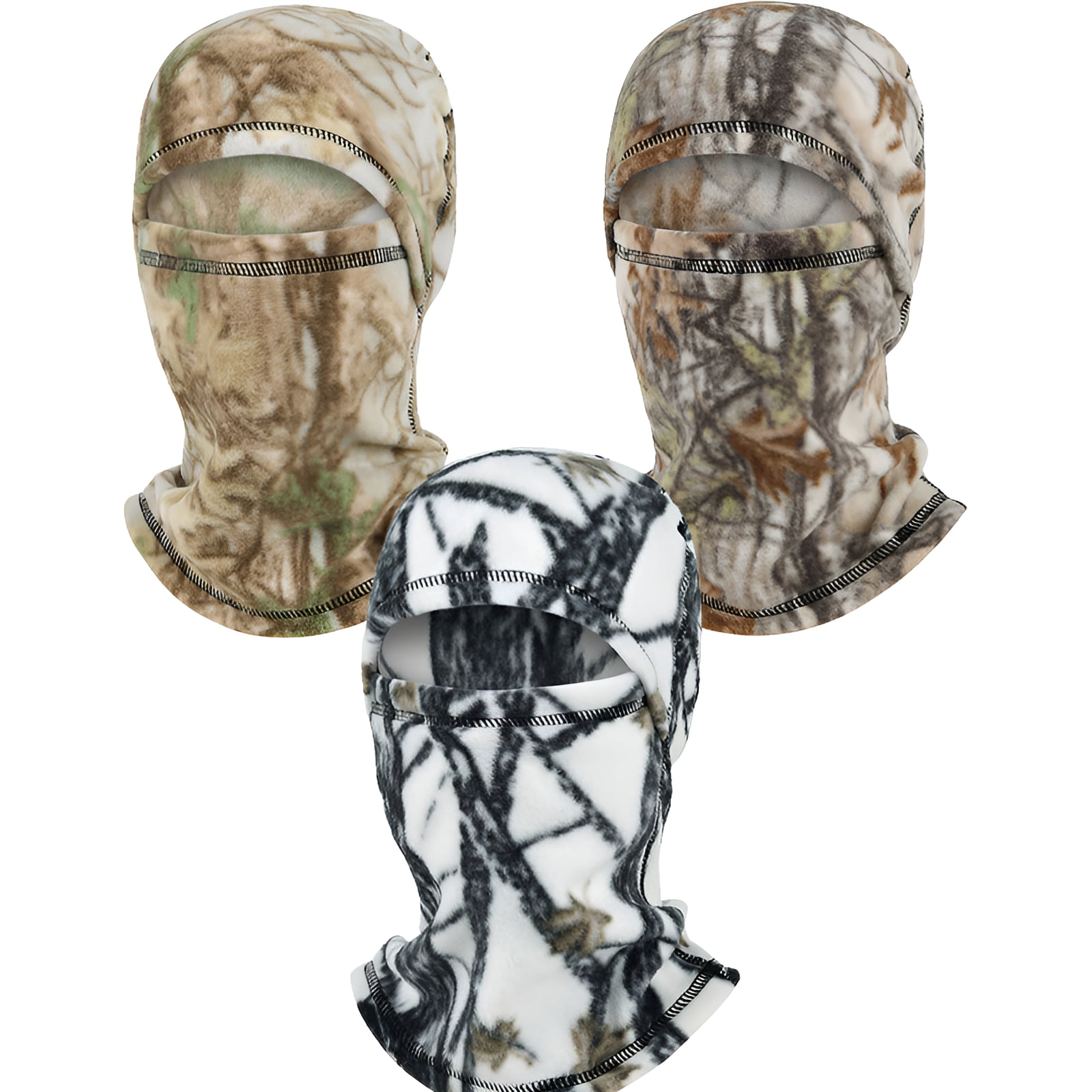 TELOLY 3Pcs Ski Mask Waterproof & Moisture-Wicking Thermal Ski Masks ...