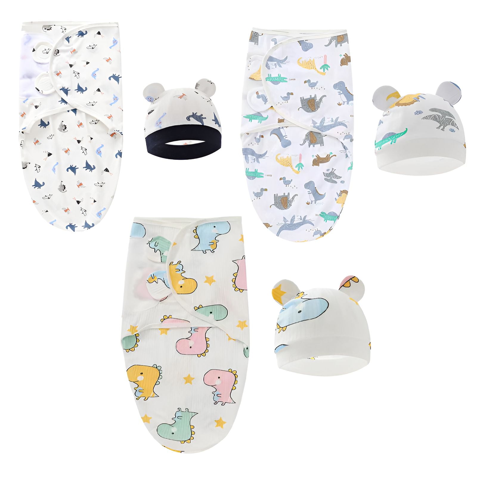 TELOLY 3Pcs Sleep Sack,Restraint-Free Wrap Sleepsack Swaddle,Safe ...