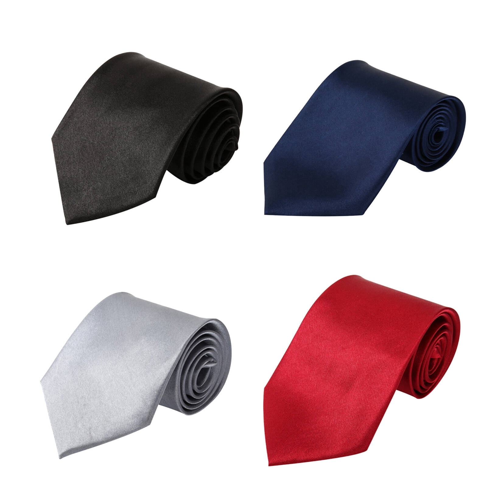 TELOLY 4 PCS Tie Ideal for Team Uniforms or Group Events Ties for Men ...