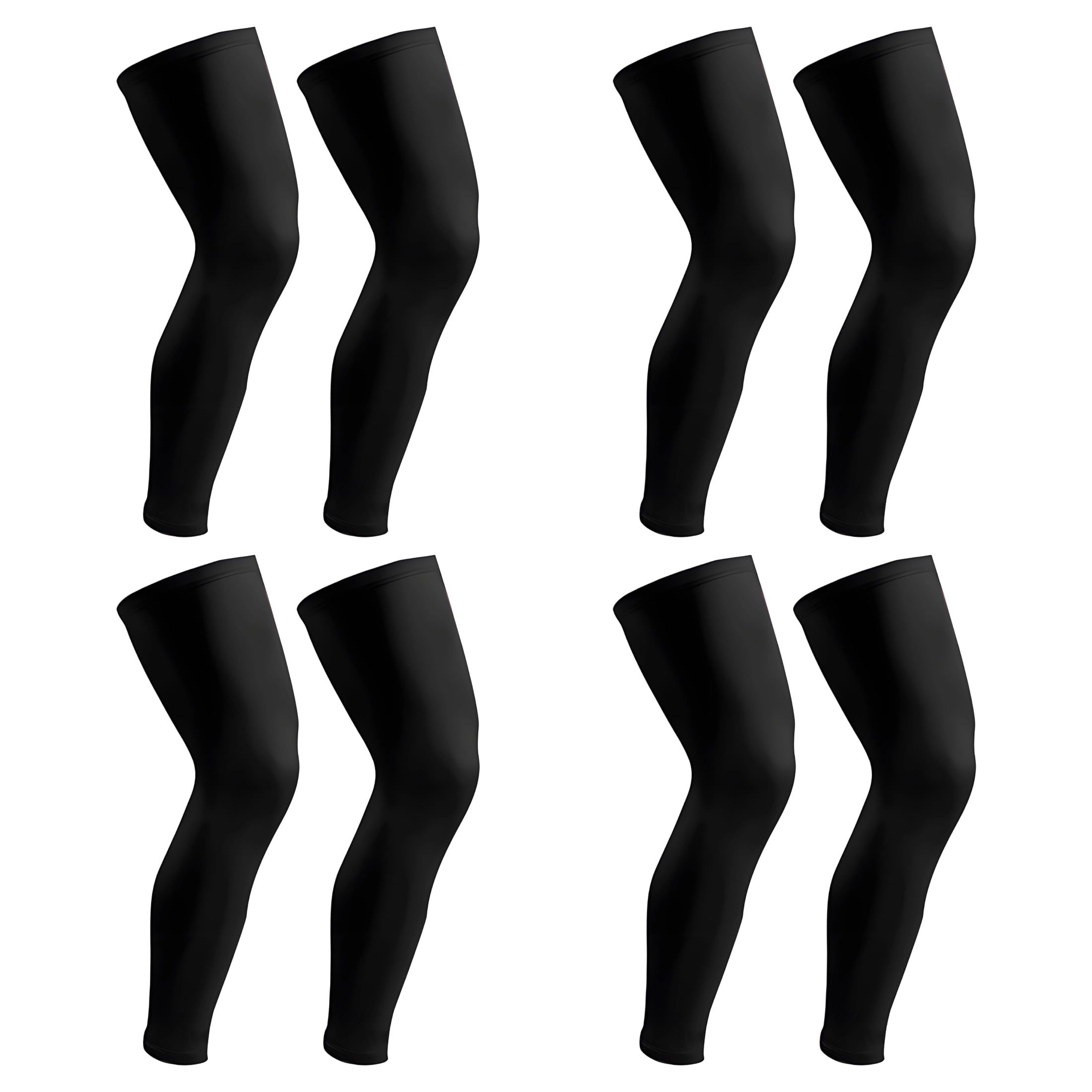 TELOLY 4 Pairs Leg Compression Sleeve,Basketball Leg Sleeve,Compression ...