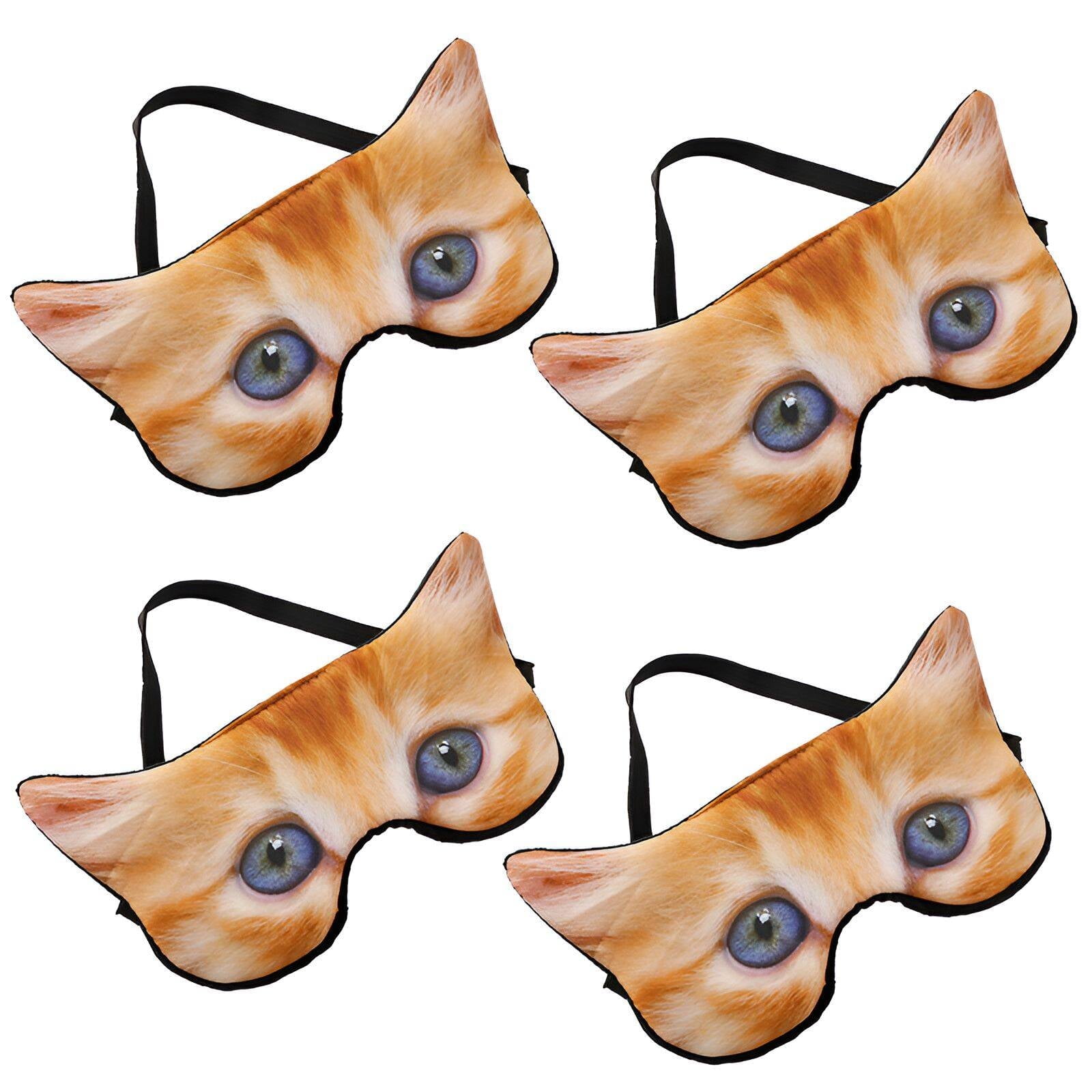 TELOLY 4Pcs Eye Covers for Sleeping,7.87*3.94"Sleeping Mask,Plush ...