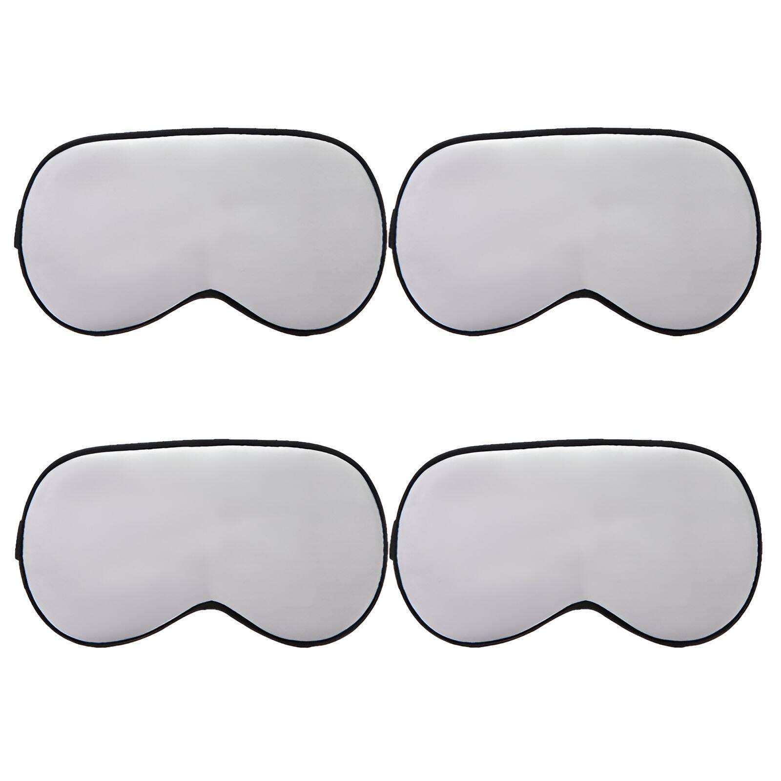 TELOLY 4Pcs Eye Covers for Sleeping,8.66*4.33"Silk Eye Mask for ...