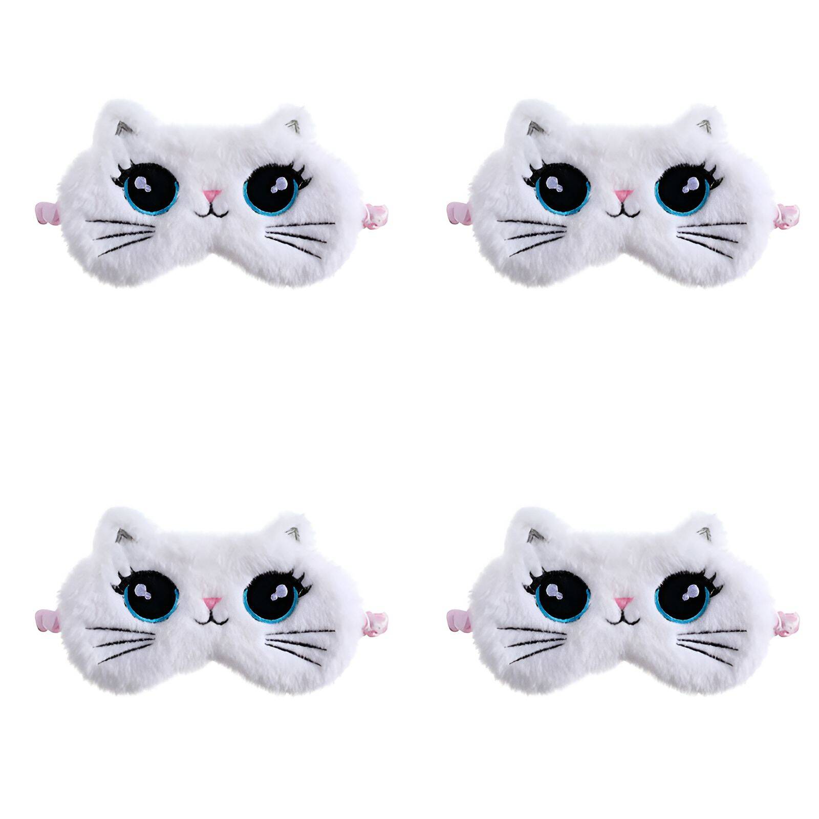 TELOLY 4Pcs Eyemasks for Sleeping,Feather Cut Fits All Head Sizes Eye ...