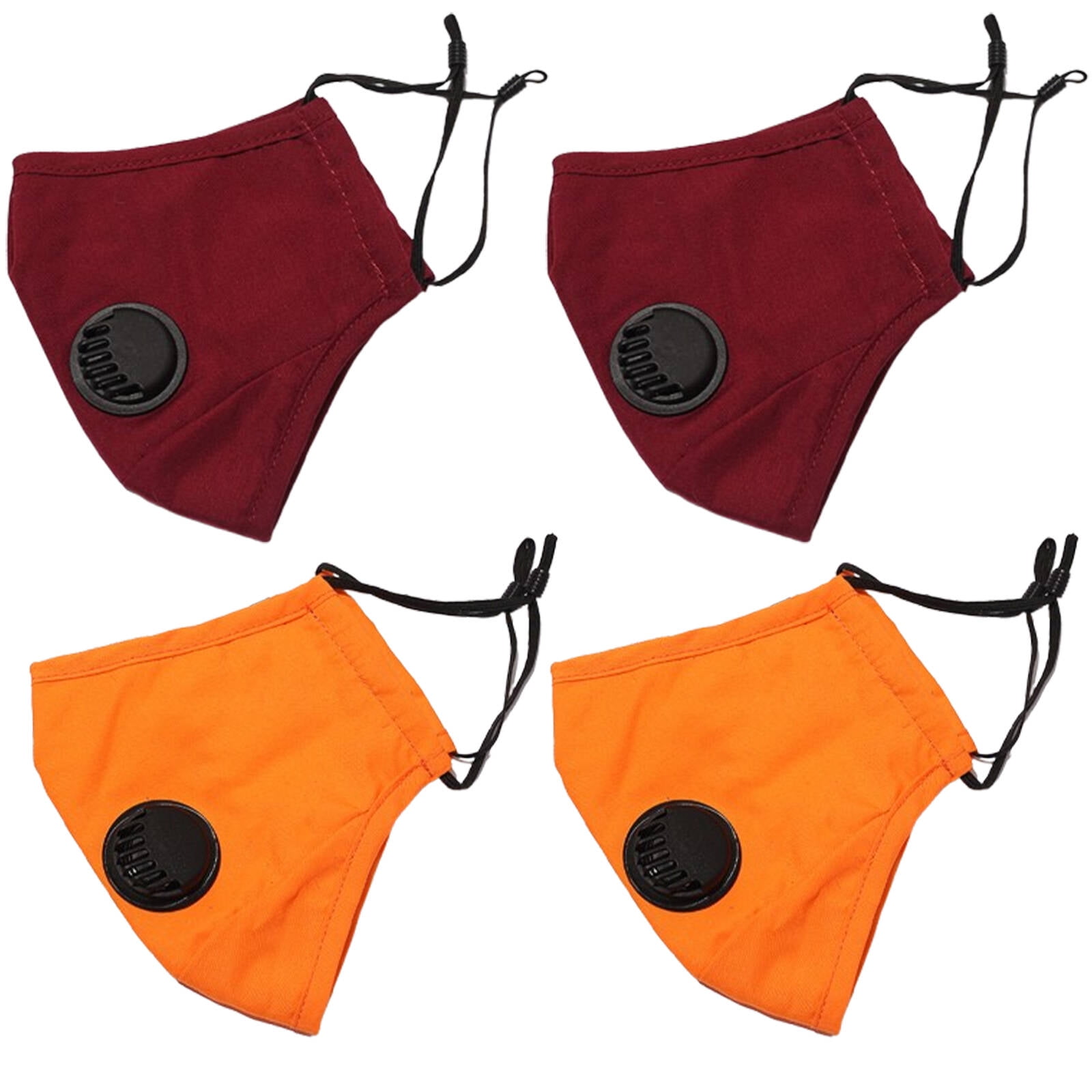 TELOLY 4Pcs Full Face Mask,Secure Filtration Protection facemask ...