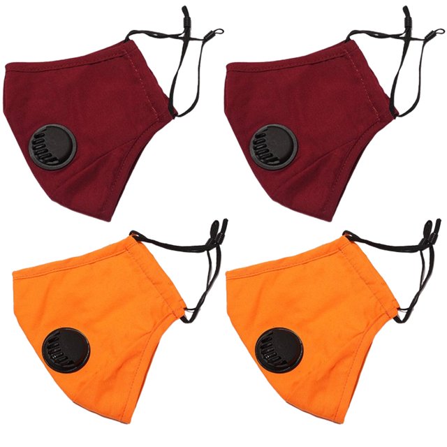 TELOLY 4Pcs Full Face Mask,Secure Filtration Protection facemask ...