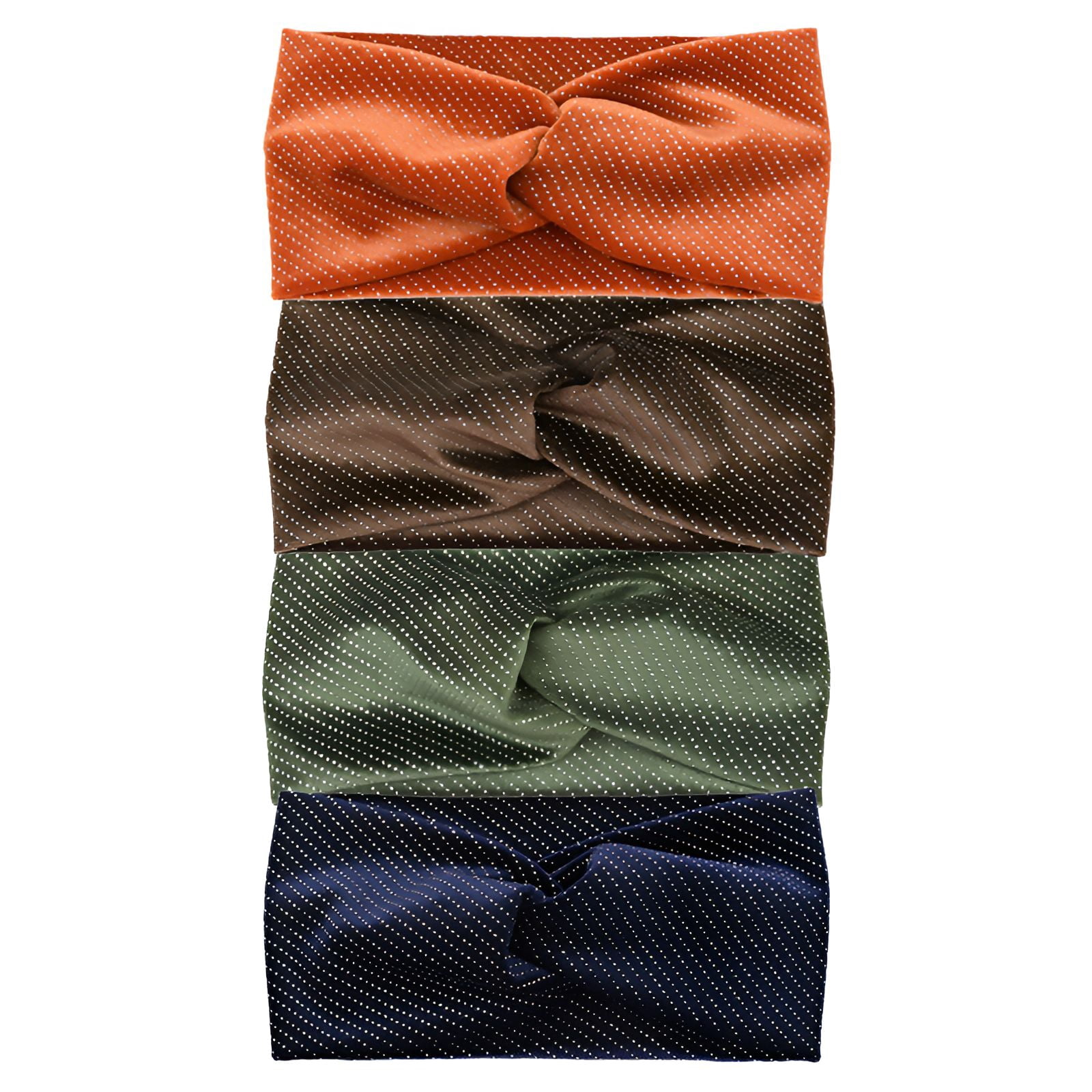 TELOLY 4Pcs Headbands for Women,Close-Knit Thread Mesh Thick Headbands ...
