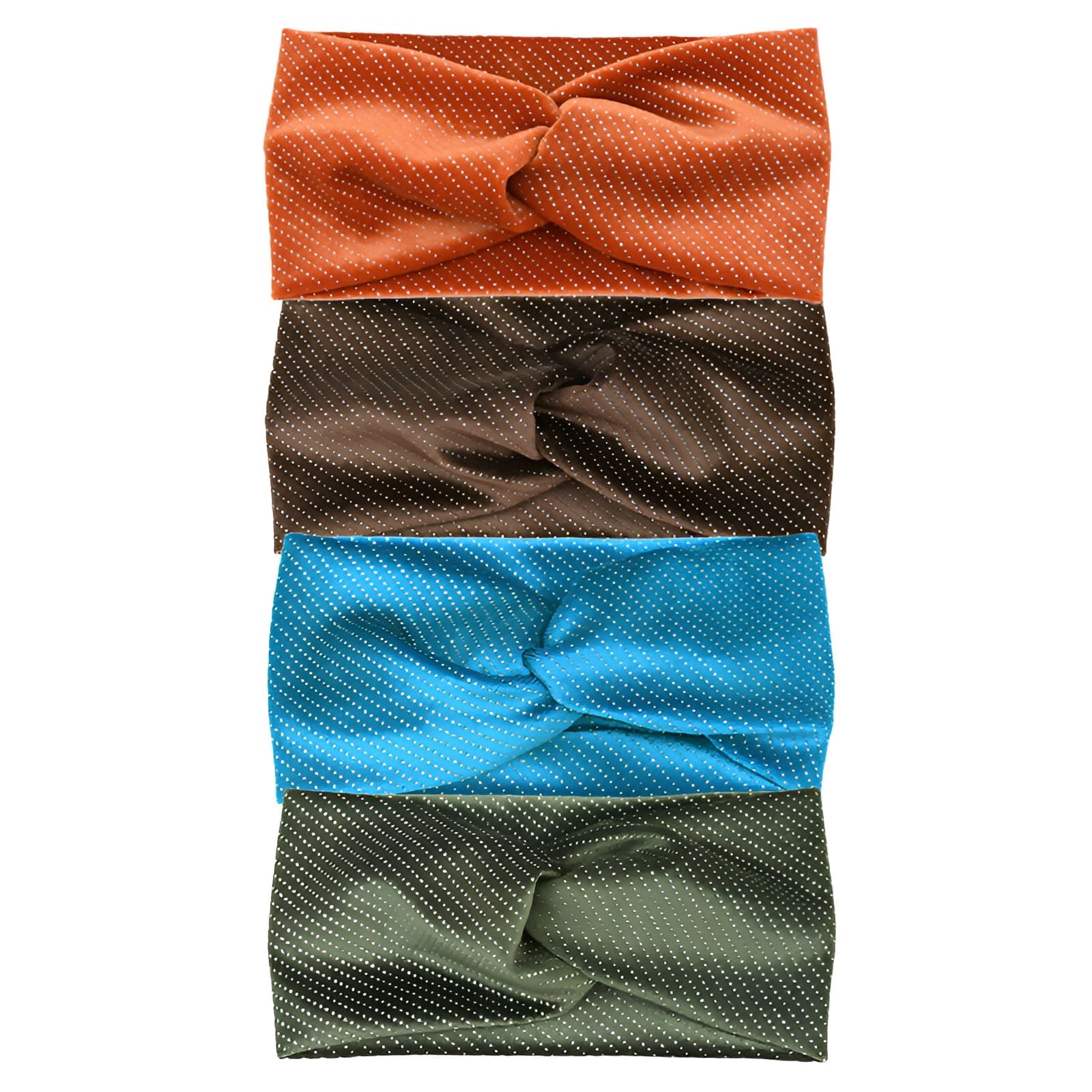 TELOLY 4Pcs Headbands for Women,Polyester Head Bands,Hair Bands for ...