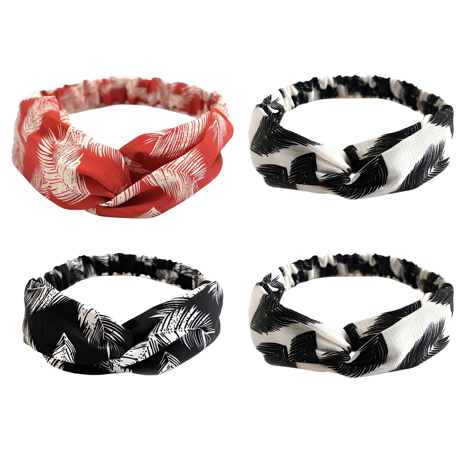 TELOLY 4Pcs Headbands for Women,Odor-Fighting Textile Reduces Scent ...